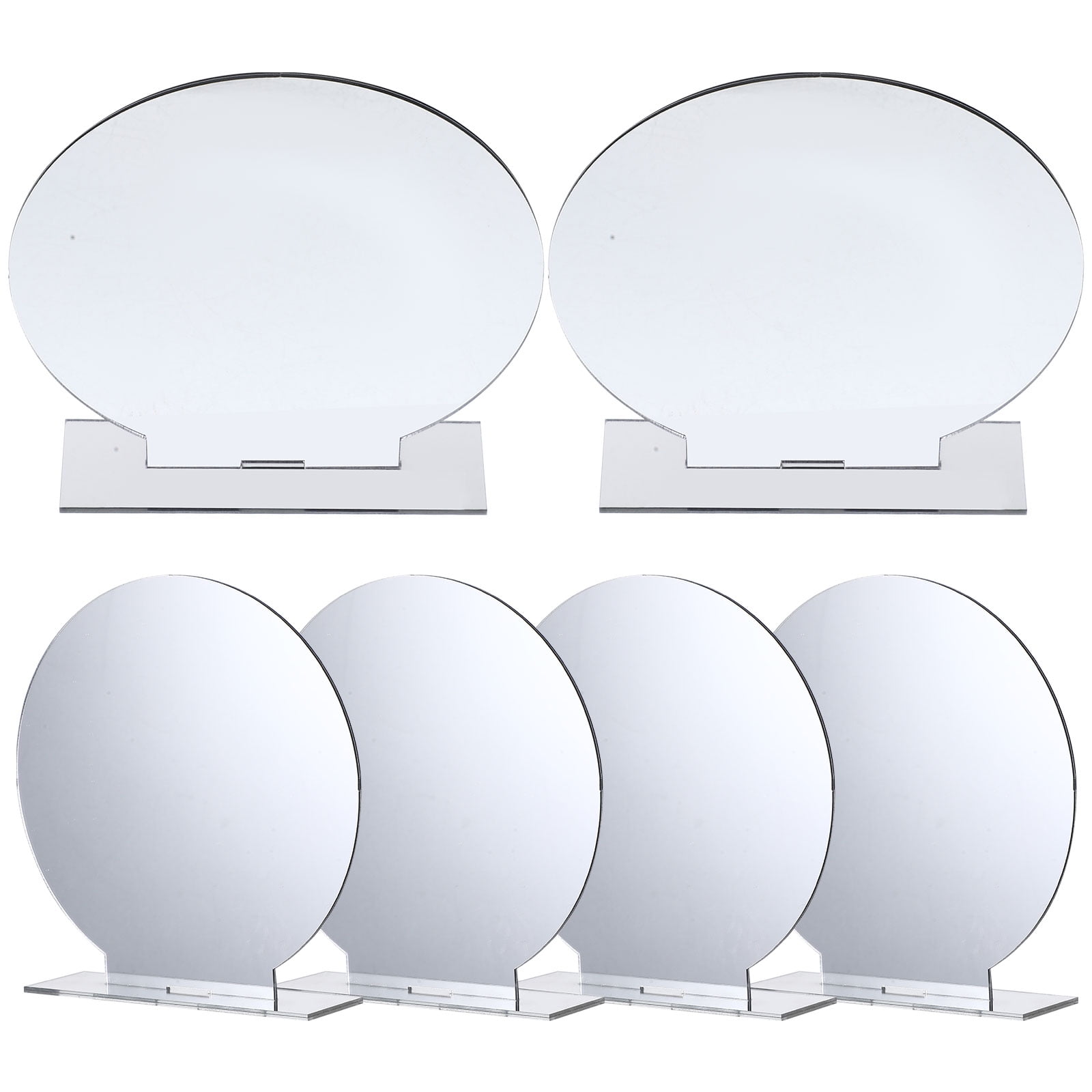 HOMEMAXS 6 Sets Silver Acrylic Table Number Sign for Wedding Decor ...