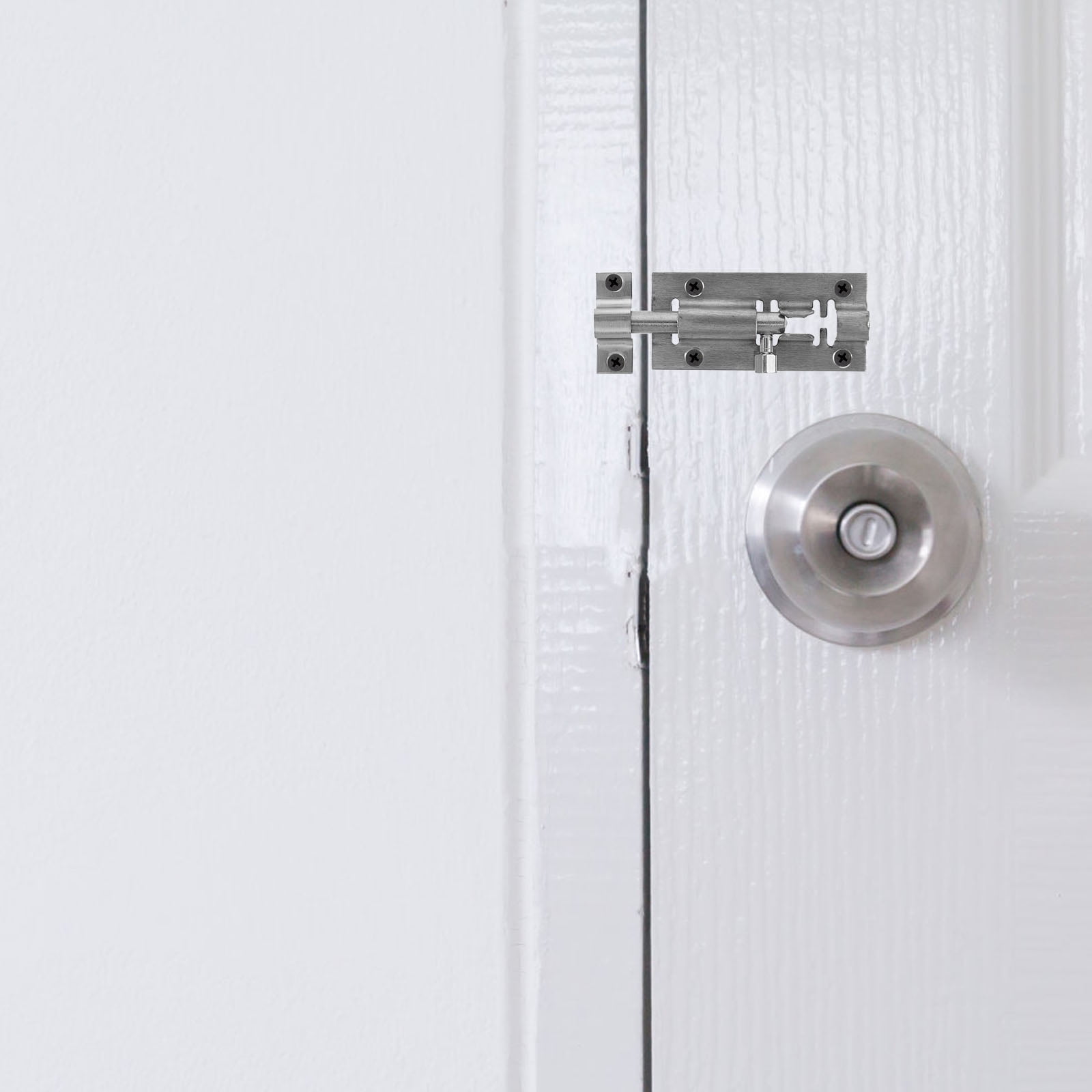 HOMEMAXS 6 Sets Stainless Steel Security Door Bolt Lock with Screws ...