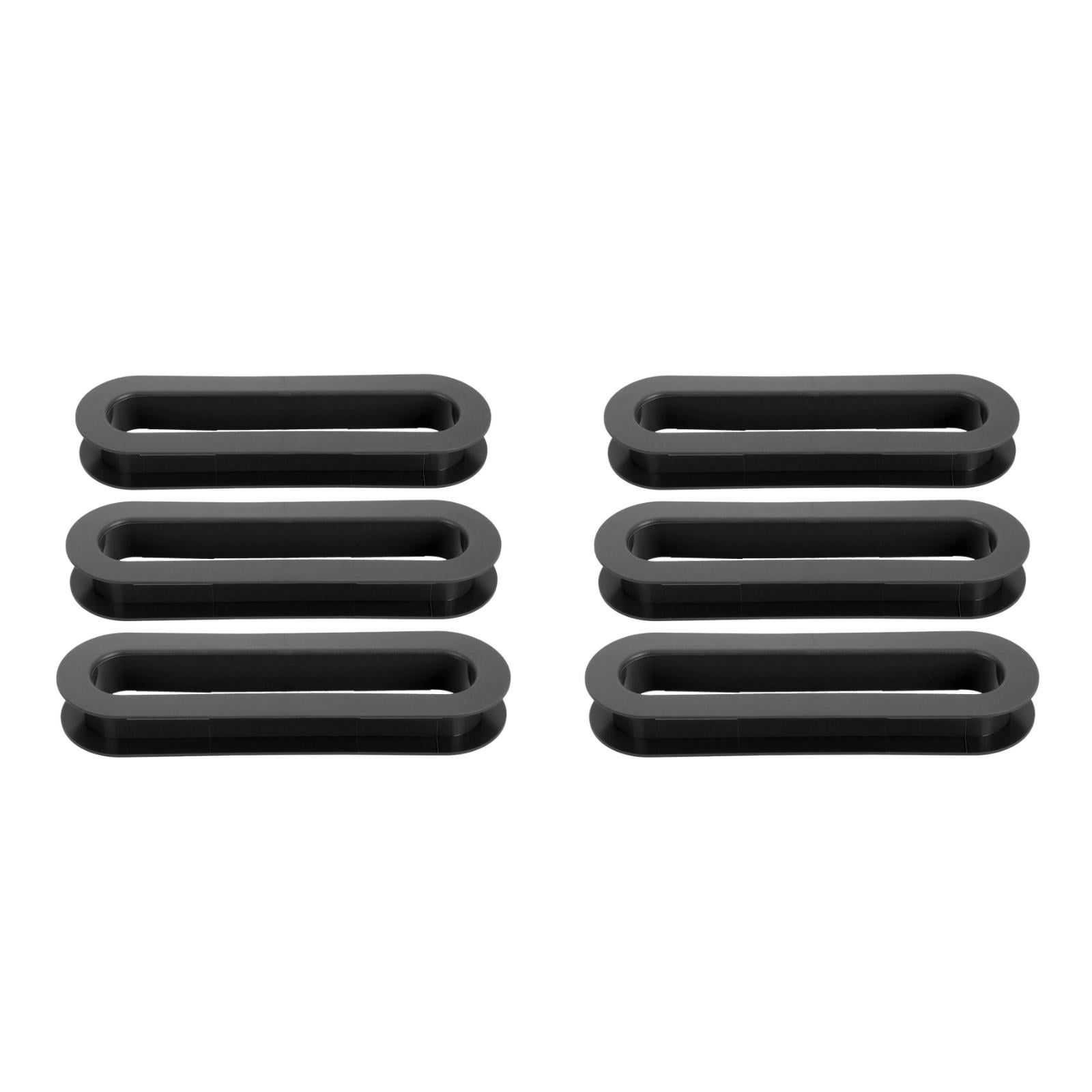 HOMEMAXS 6 pcs Bathroom Wall Cabinet With Tissue Box Cover Recessed ...