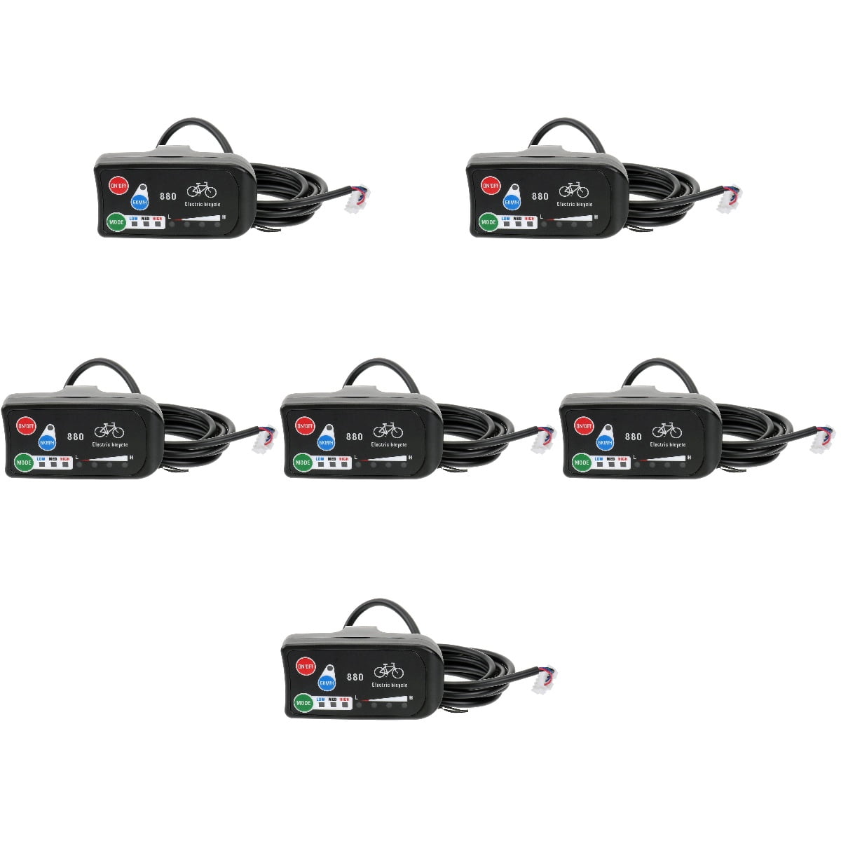HOMEMAXS 6 pcs Bike Display Panel Bike Display Panel Controller Bike ...