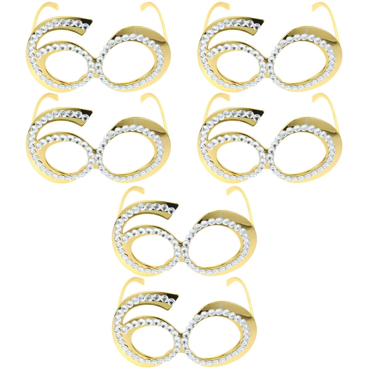 HOMEMAXS 6 pcs Birthday Party Glasses 60th Birthday Eyeglasses Birthday ...