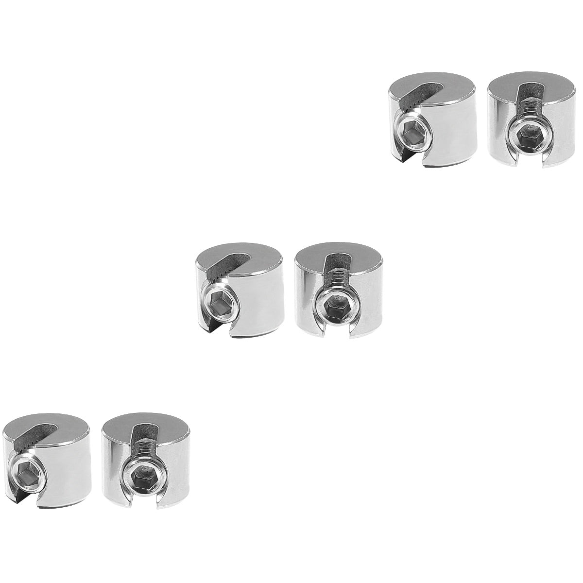 HOMEMAXS 6 pcs Cable Clamp Wire Fastener M4x2 Fastener Stainless Steel ...