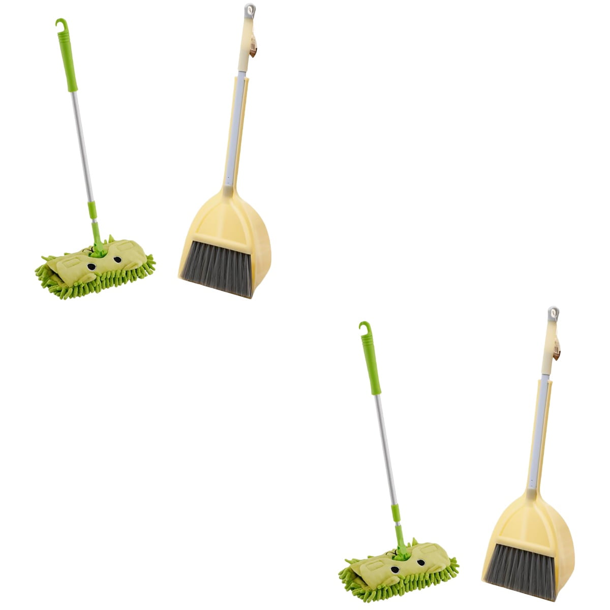 HOMEMAXS 6 pcs Children Broom Mop and Dustpan Combination Mini Broom ...