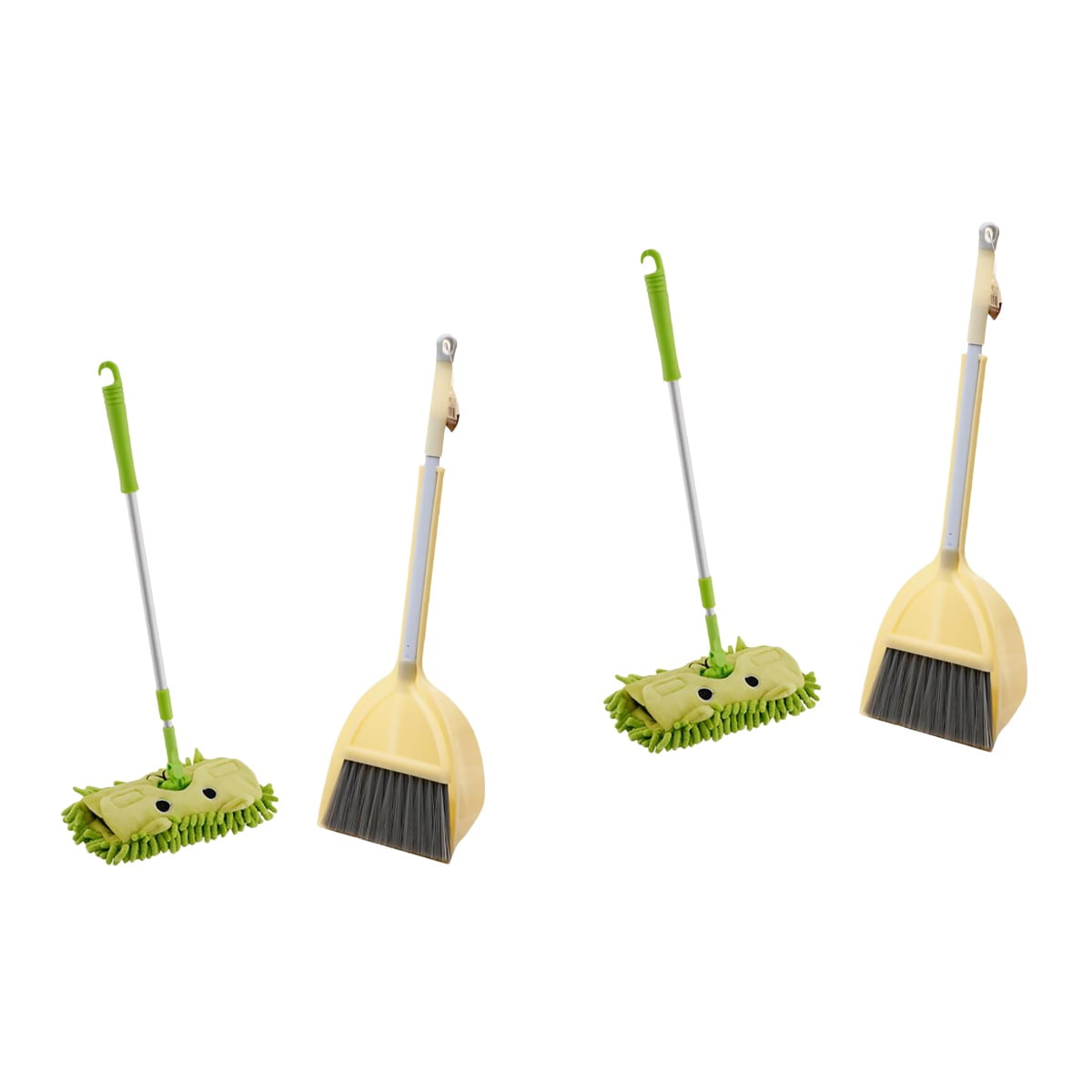 HOMEMAXS 6 pcs Children Broom Mop and Dustpan Combination Mini Broom ...