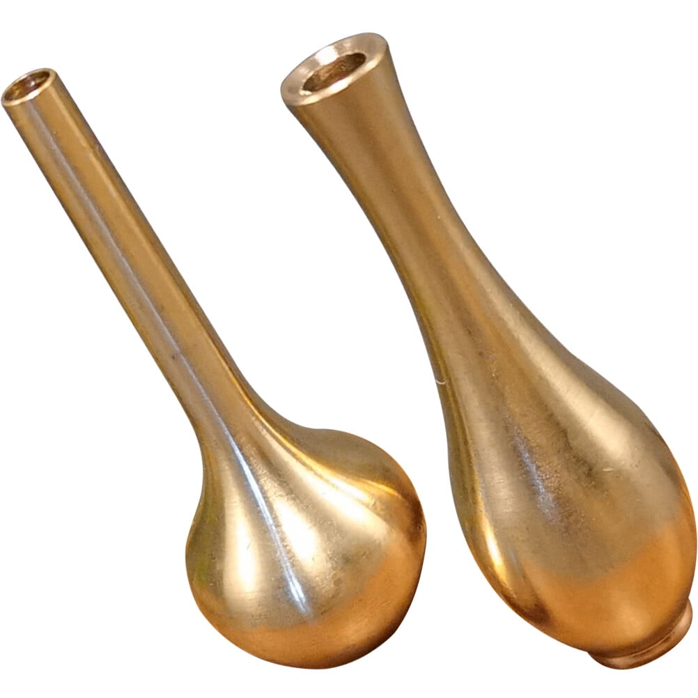 HOMEMAXS 6 pcs Desktop Brass Tiny Vase Mini Metal Vase Tabletop Craft ...