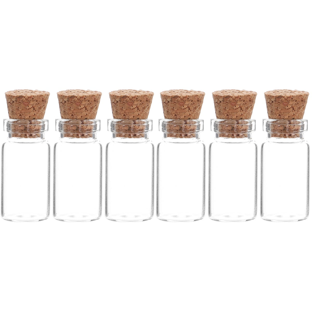HOMEMAXS 6 pcs Dollhouse Food Jars Miniature Glass Bottles Tiny House ...
