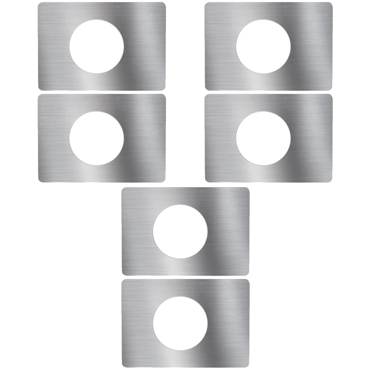 HOMEMAXS 6 pcs Door Reinforcement Plate Door Striker Plate Door Knob ...