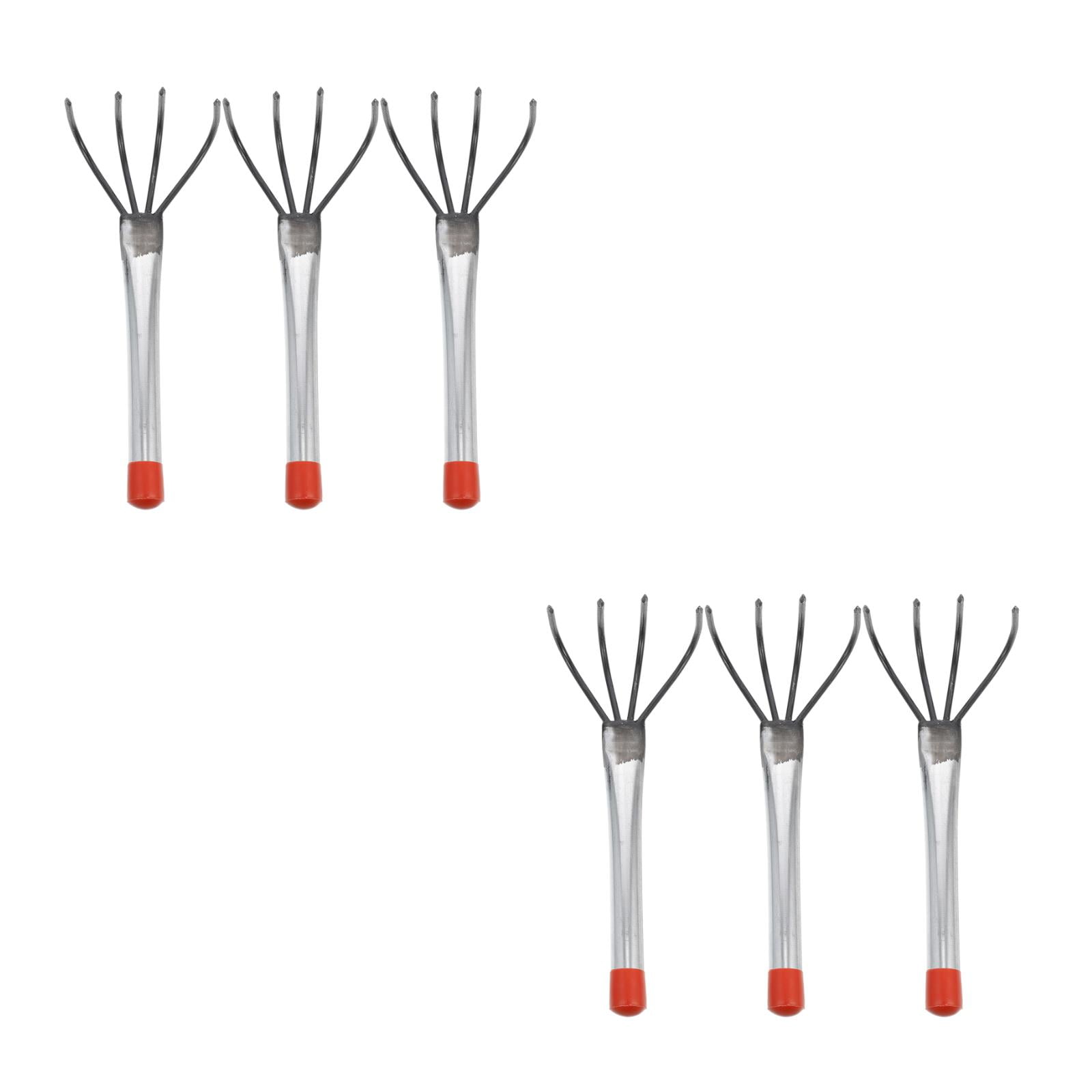 6 pcs Garden Leaf Rake Hand Cultivator Claw Soil Tiller for Lawn ...