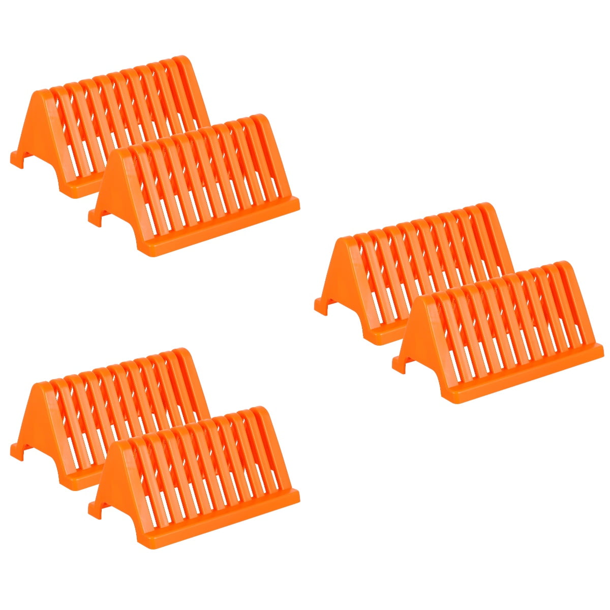 HOMEMAXS 6 pcs Glass Slide Drain Racks Glass Slide Drying Stands Glass ...