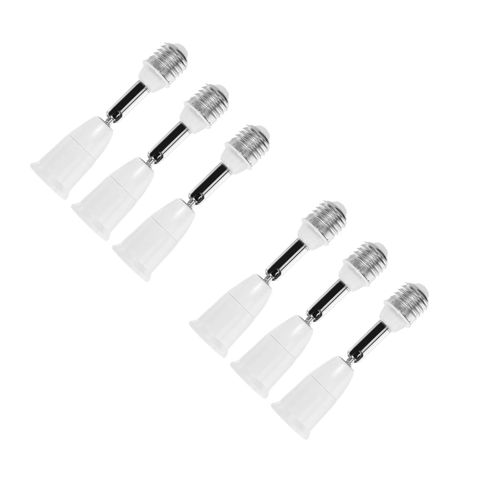 HOMEMAXS 6 pcs Light Bulb Sockets Extender Lamp Socket Adapter ...