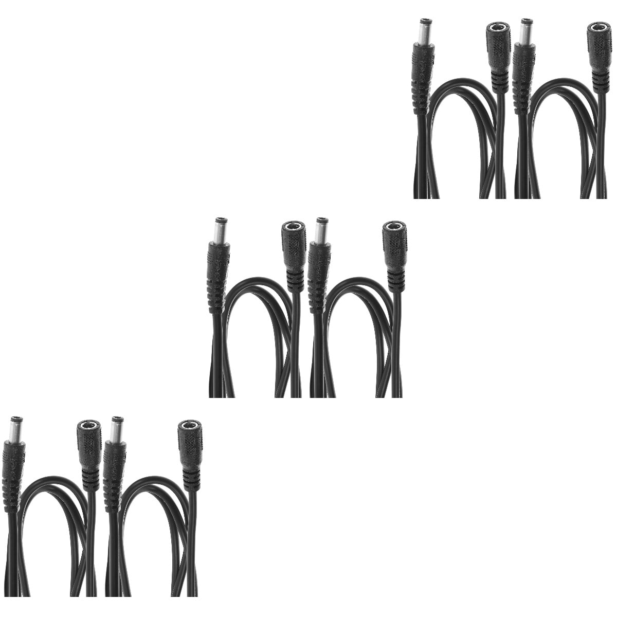 HOMEMAXS 6 pcs Male And Female Heads Extended Power Cables Adapter ...