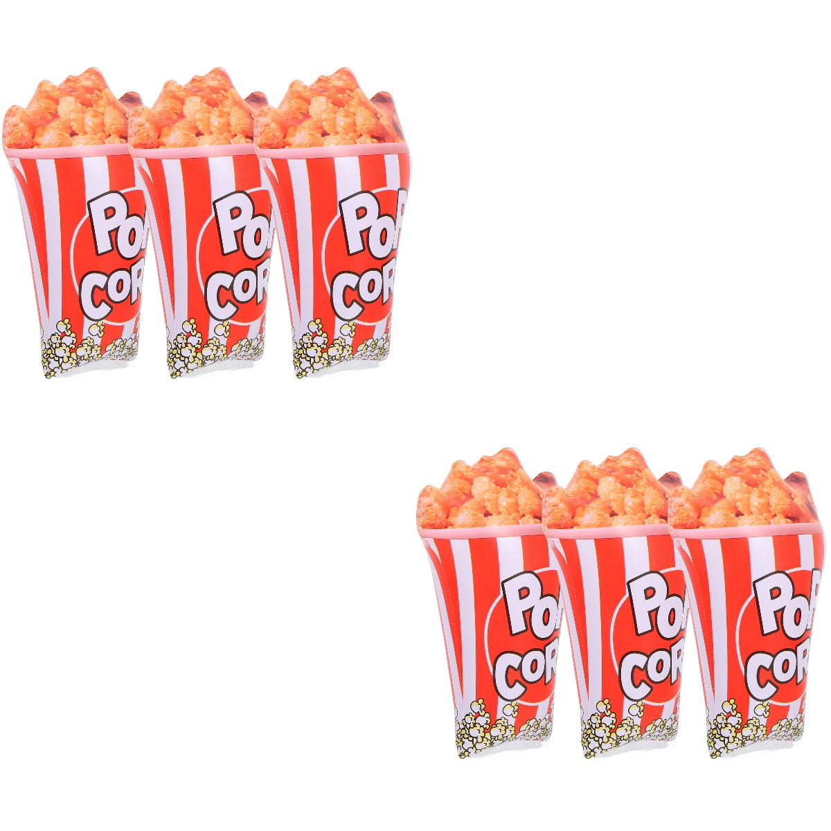 HOMEMAXS 6 pcs Movie Party Inflatable Popcorn Balloons Beach Party Prop ...