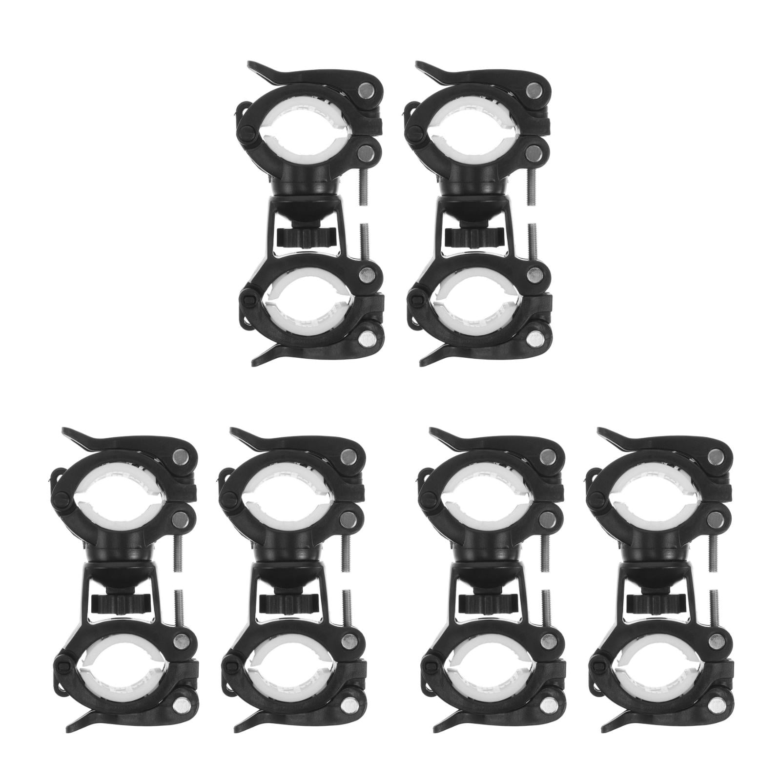 HOMEMAXS 6 pcs Multi Functional Bike Flashlight Holder 720° Rotating ...