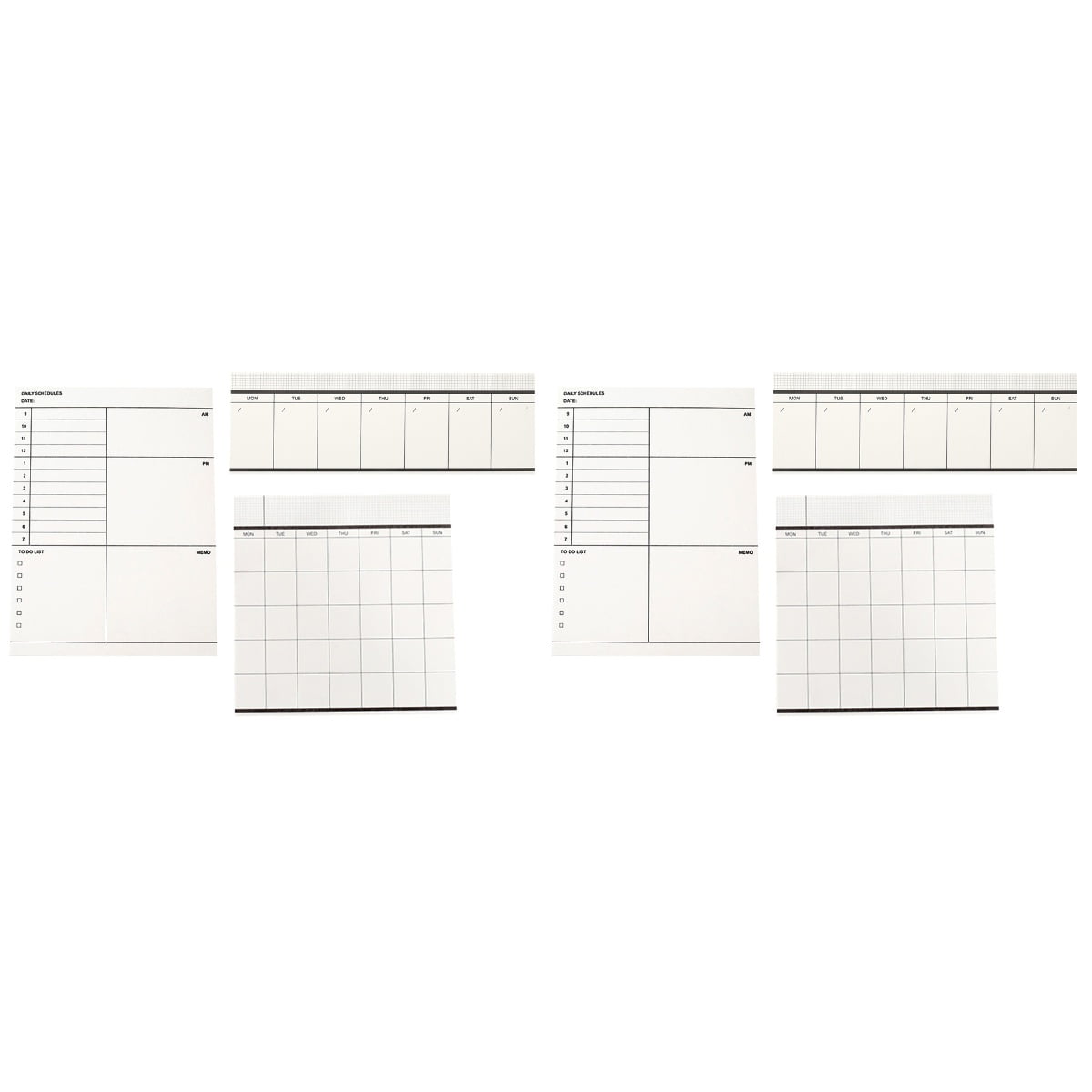 HOMEMAXS 6 pcs Office Tearable Note Pad Convenient Notepad Household ...