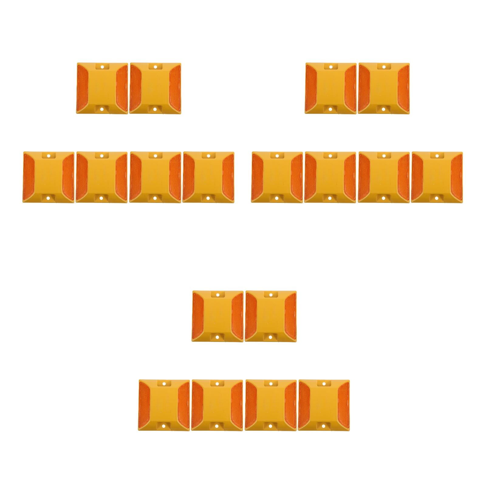 HOMEMAXS 6 pcs Road Markers Driveway Marker Reflective Road Markers for ...