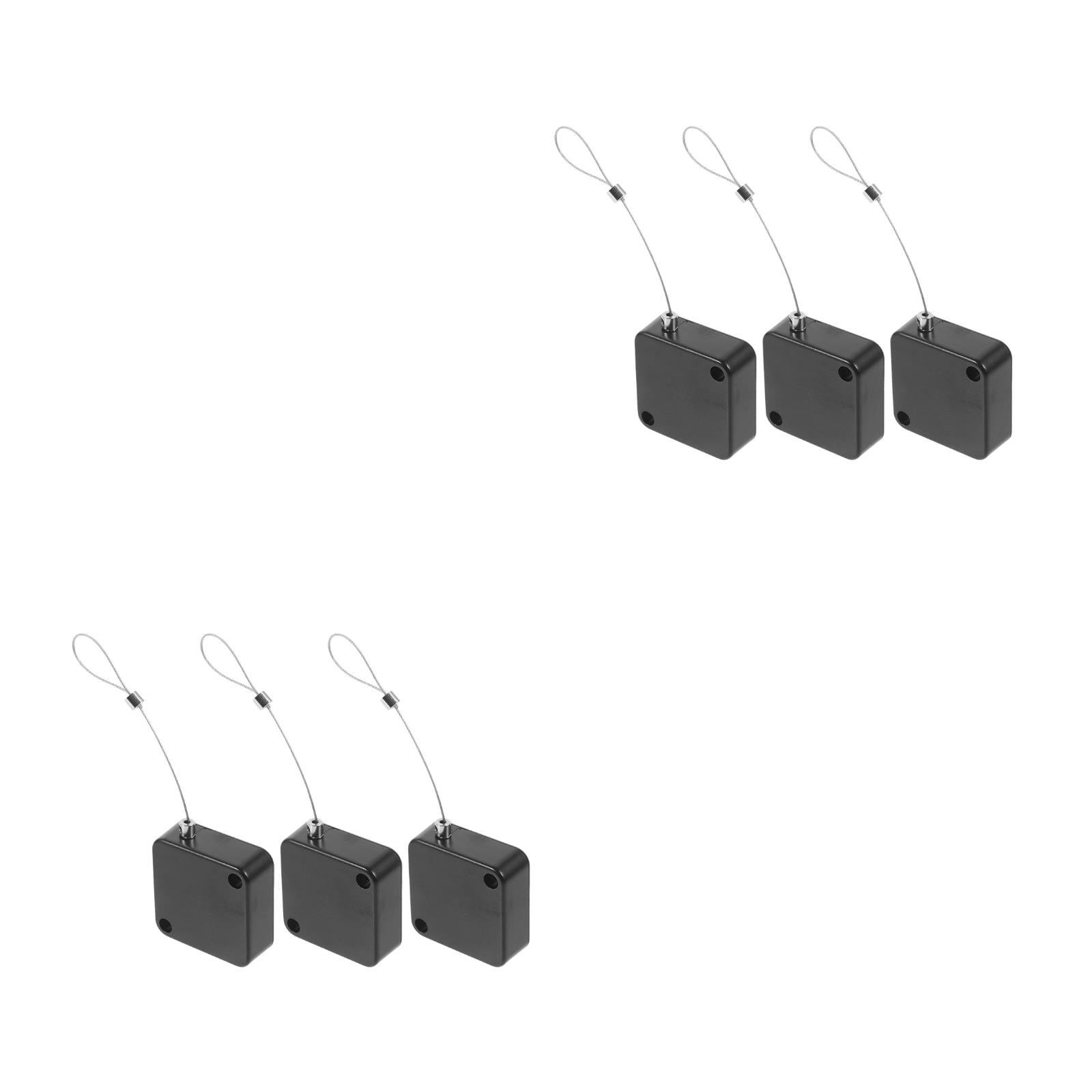HOMEMAXS 6 pcs Safety Steel Cable Anti Theft Box Retractable Cable ...