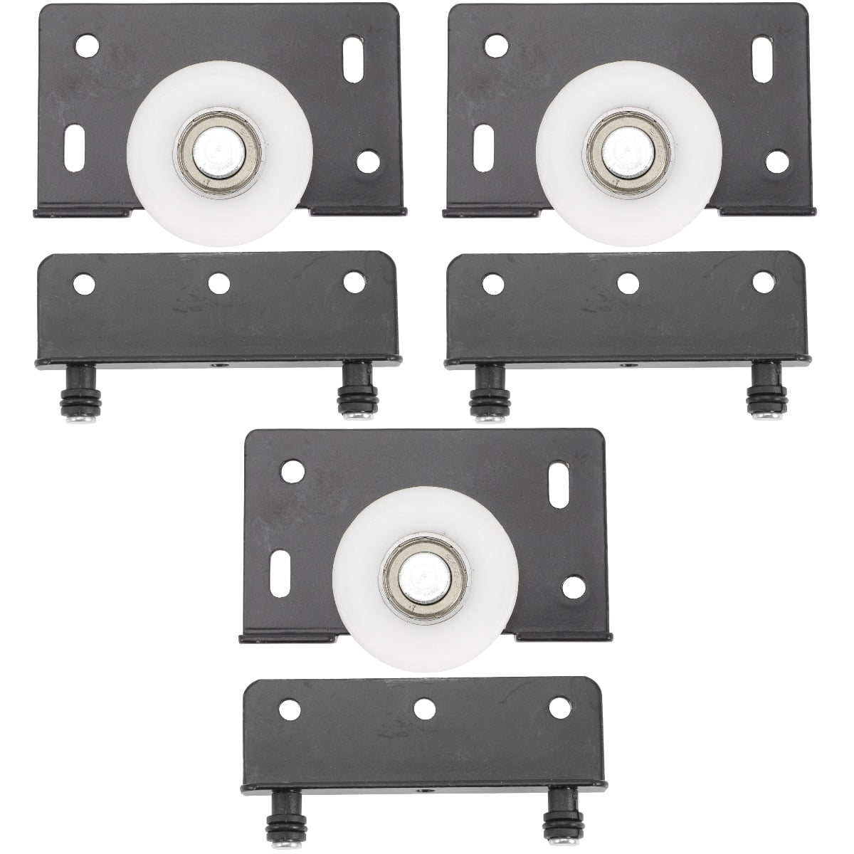 HOMEMAXS 6 pcs Sliding Pulley Metal Window Bearing Roller Sliding Door ...