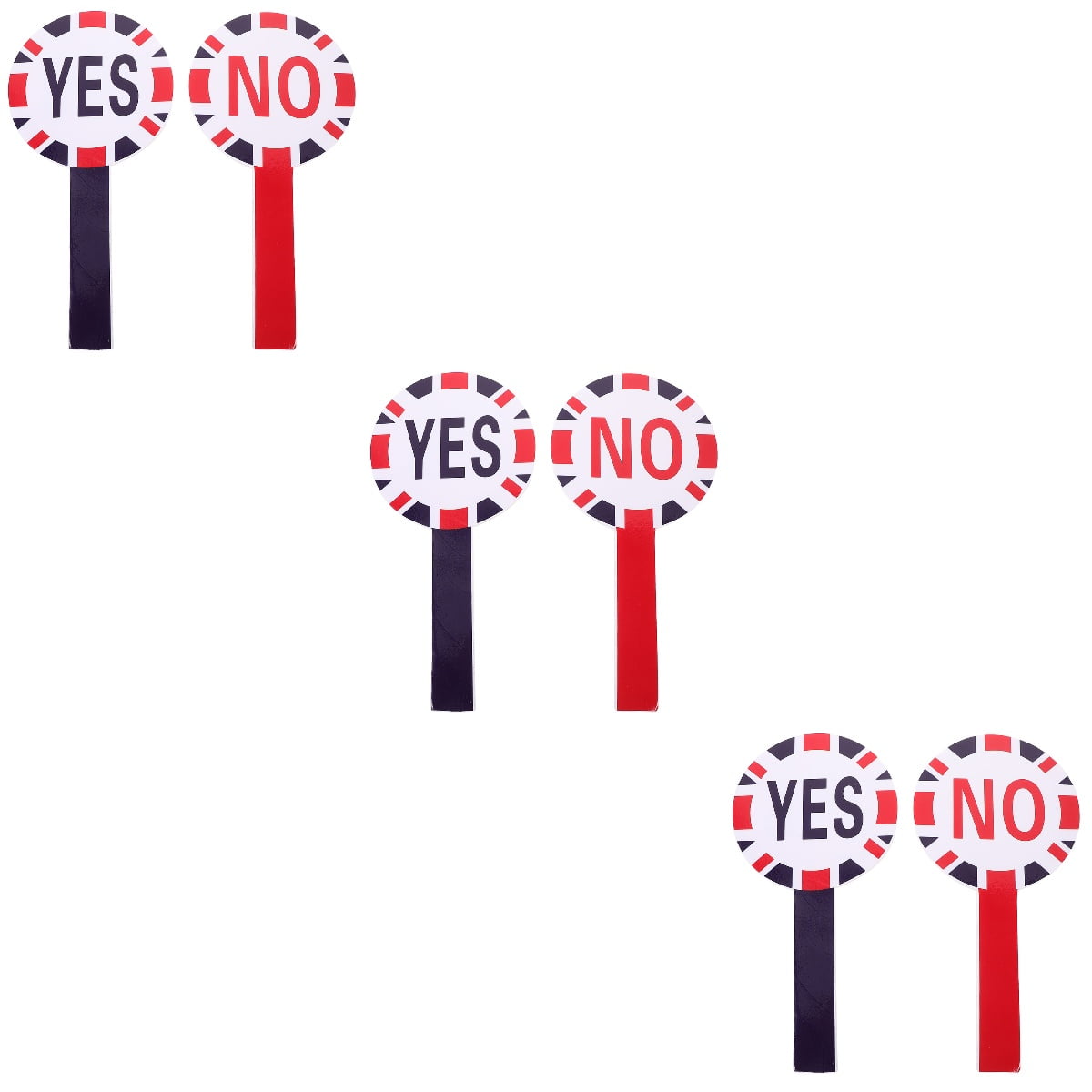 HOMEMAXS 6 pcs Teacher Yes Paddle Portable No Paddle Reusable Judging ...