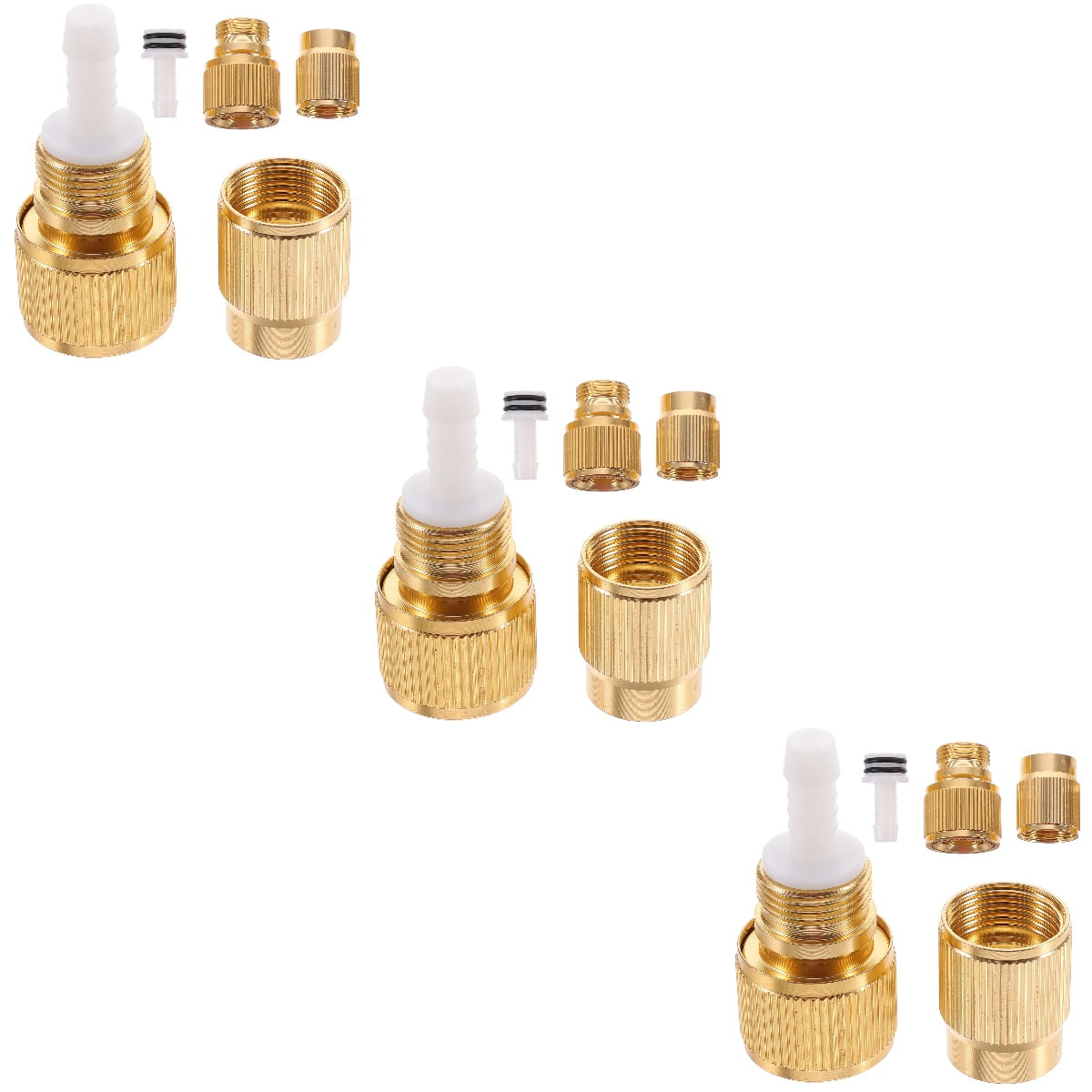 HOMEMAXS 6 pcs Telescopic Quick Connectors Hose Fitting 3/4 inch Quick ...