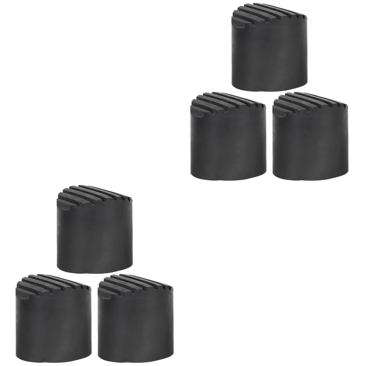 HOMEMAXS 6 pcs Telescoping Ladder Non Slip Feet Rubber Replacement Step ...