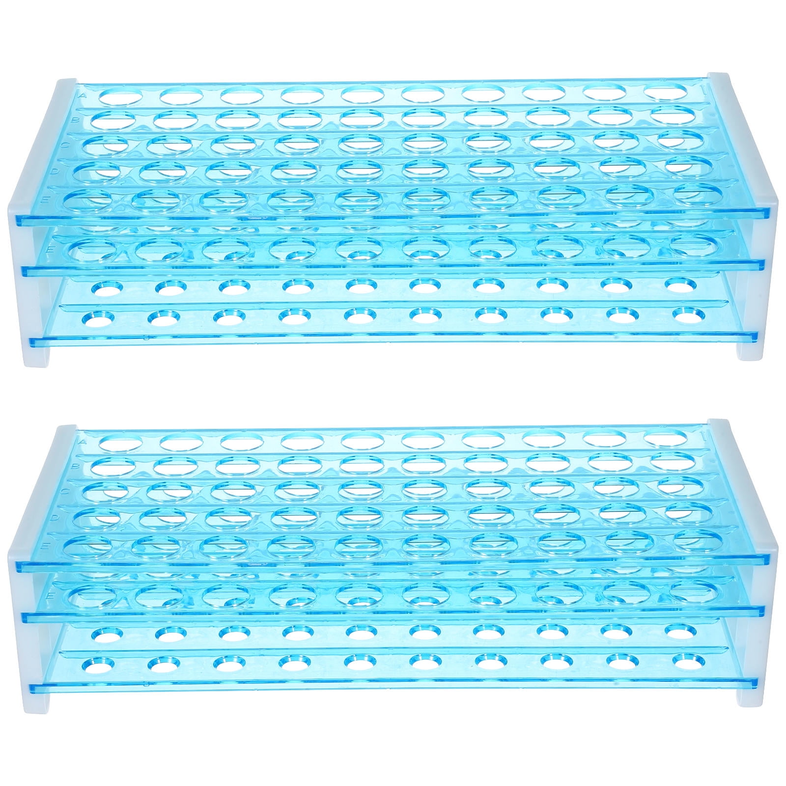 HOMEMAXS 6 pcs Test Tube Rack Plastic Detachable Sampling Tube Holder ...
