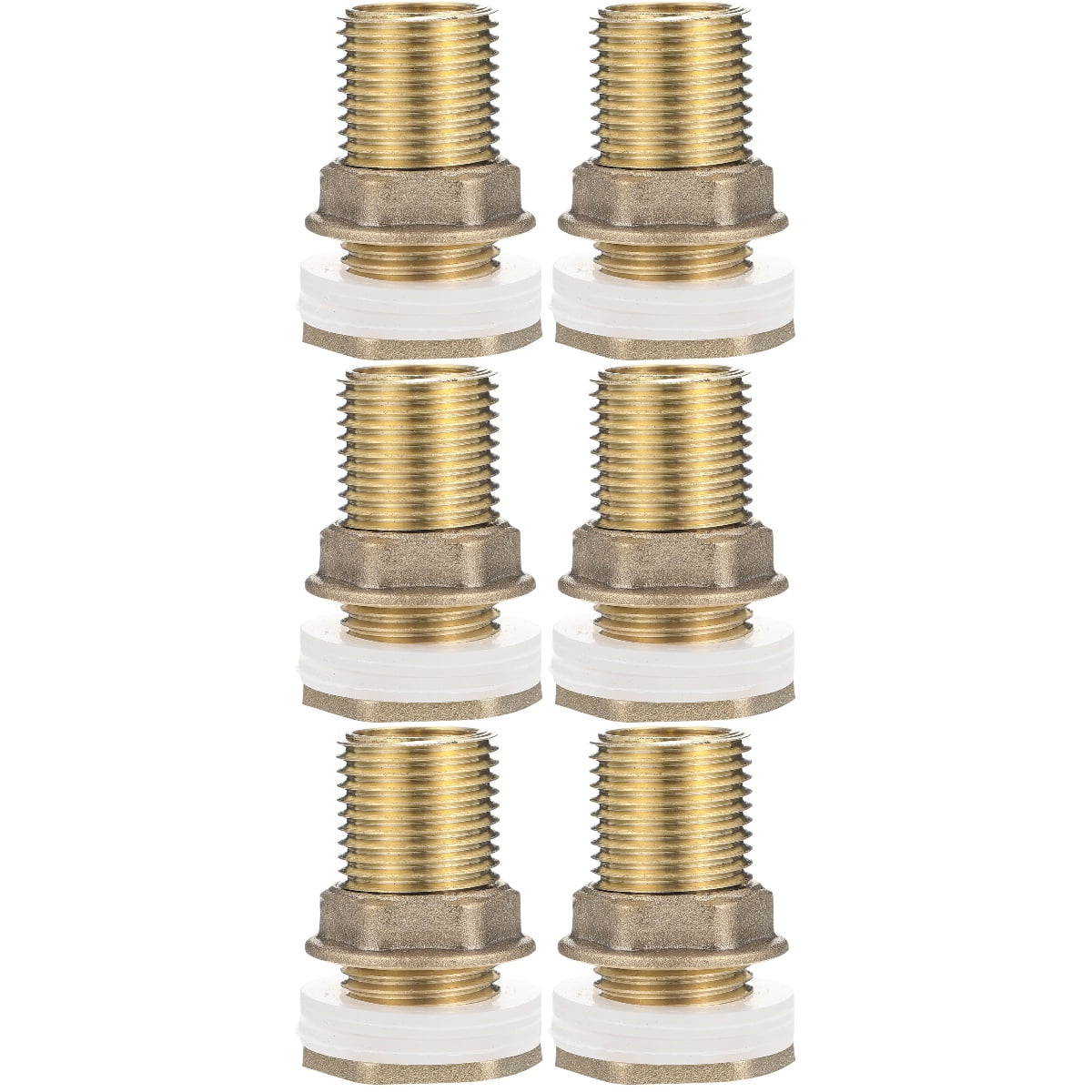 HOMEMAXS 6 pcs Water Tank Connectors 1/2" Male 3/8" Female Threaded ...