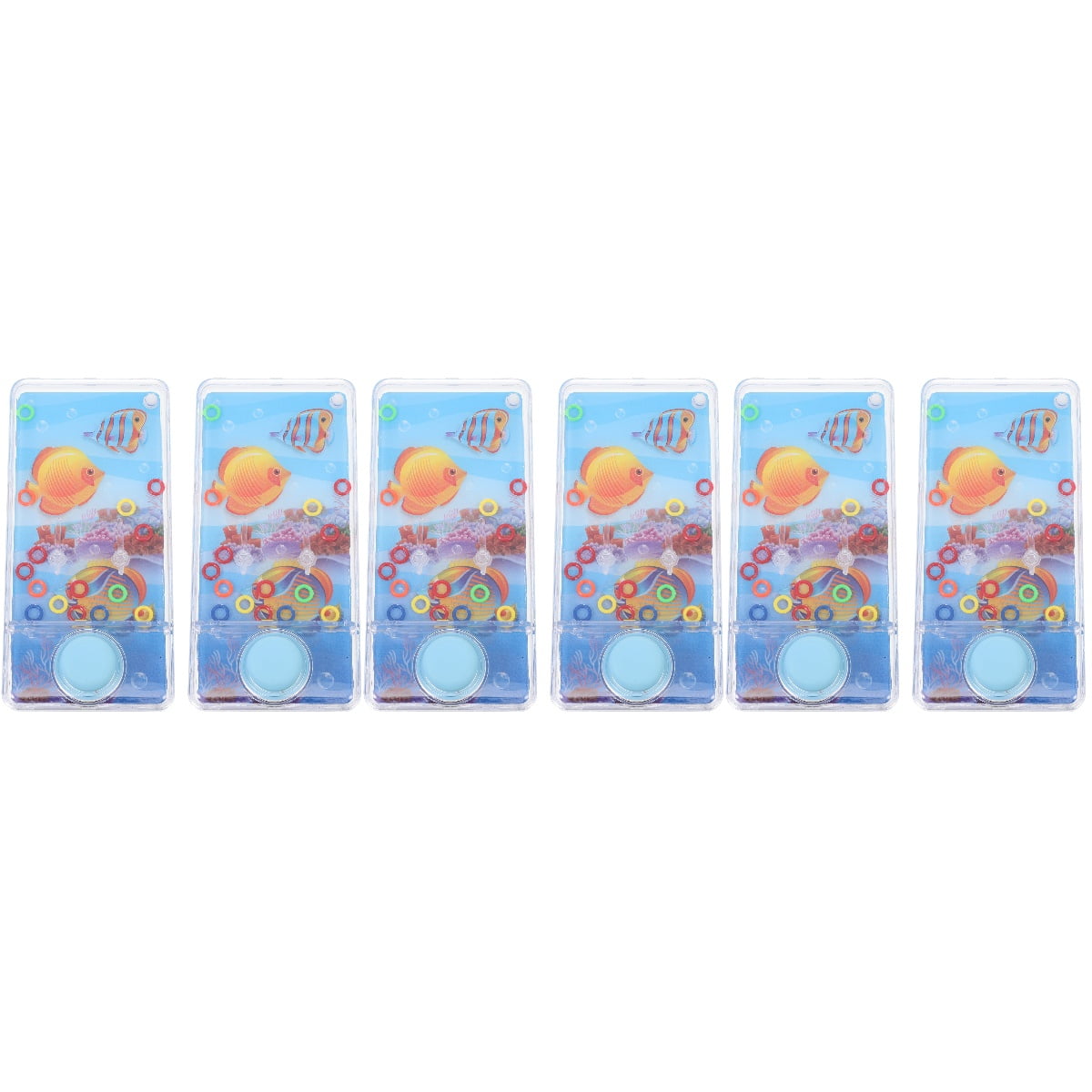 HOMEMAXS 6 pcs Water Tossing Ring Toy Portable Interactive Water Toss ...