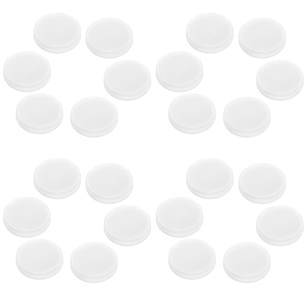 HOMEMAXS 60 Pcs Bushel Plastic Bucket Lid Oil Drum Lids 6.80X6.80X1 ...