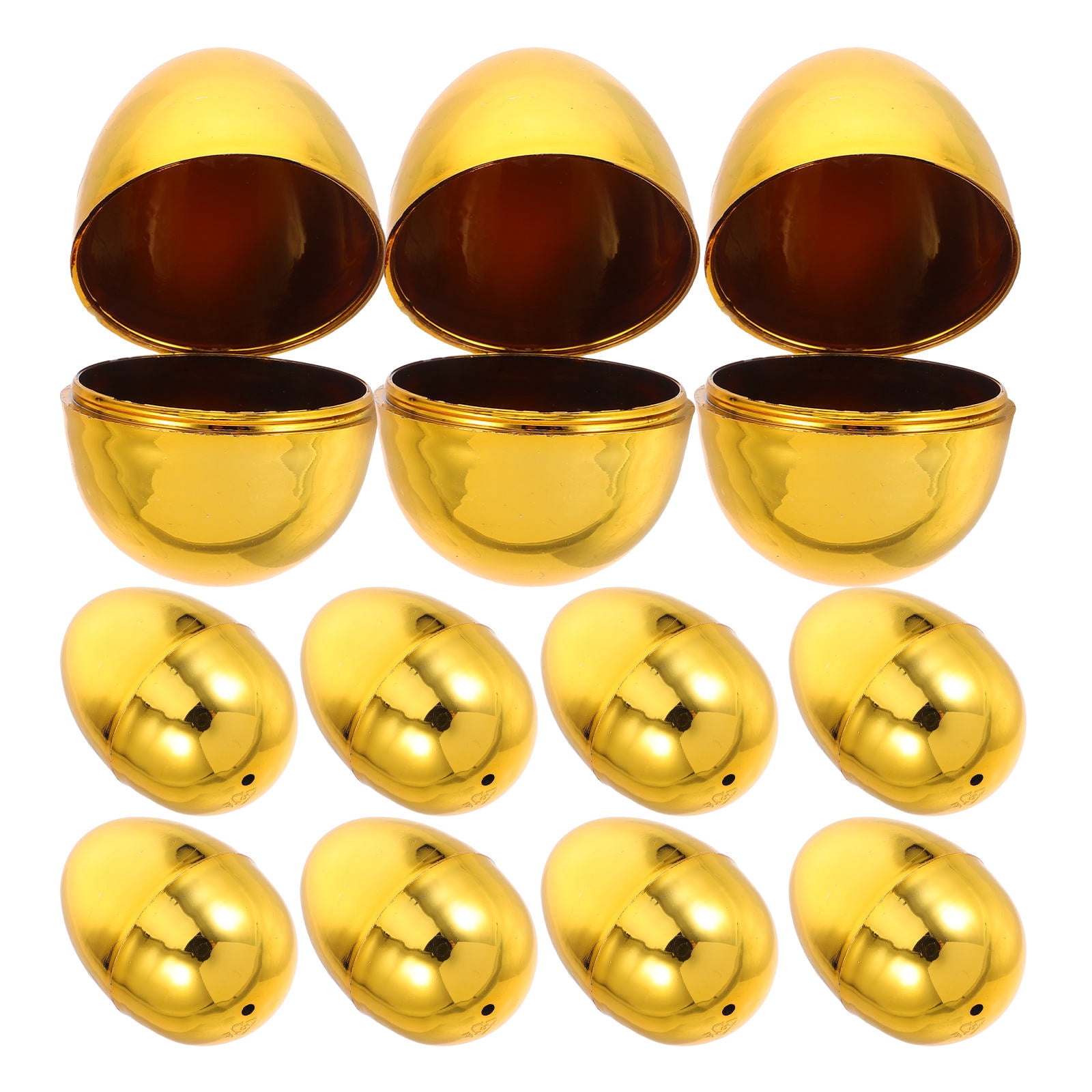 HOMEMAXS 60 Pcs Easter Egg Hunting Fillable Eggs Plastic Filler Eggs ...
