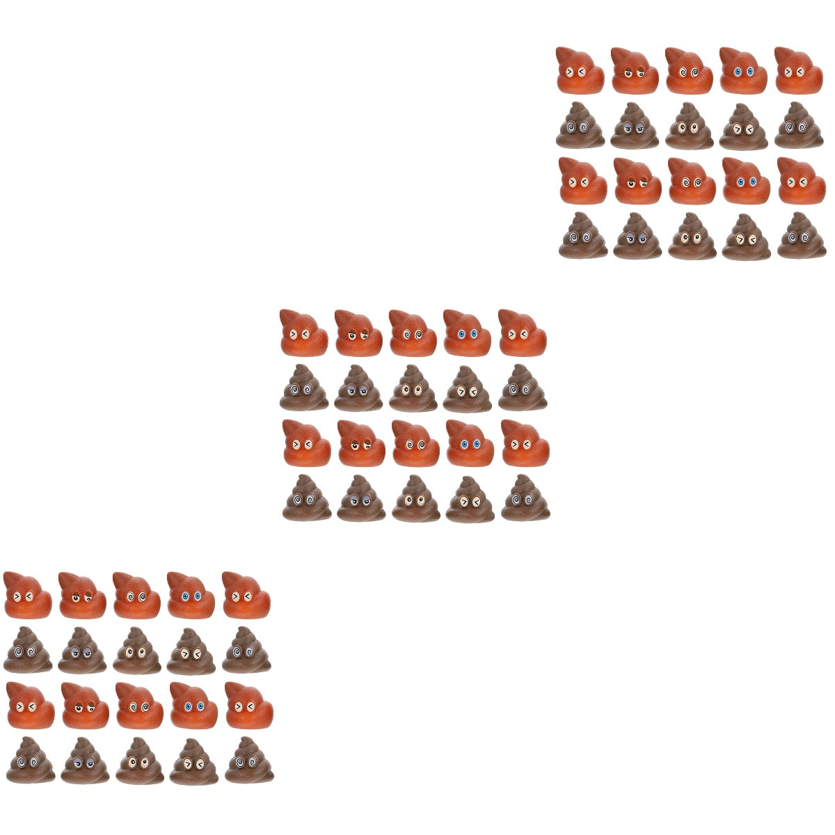 HOMEMAXS 60 Pcs Party Poop Toys Fake Poop Prank Toys Realistic Fake ...