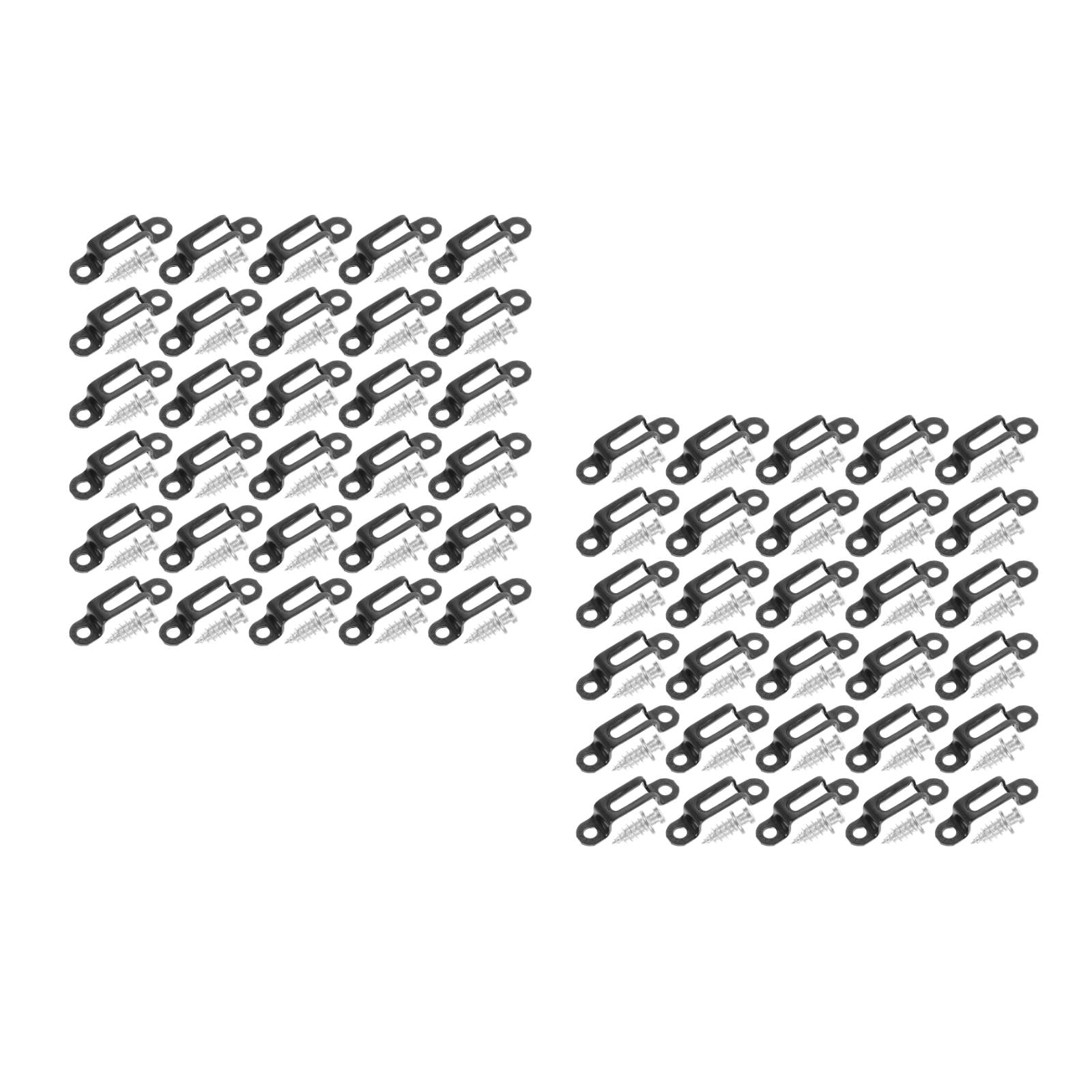 HOMEMAXS 60 Sets Invisible Connector Screw Fasteners Assembly ...