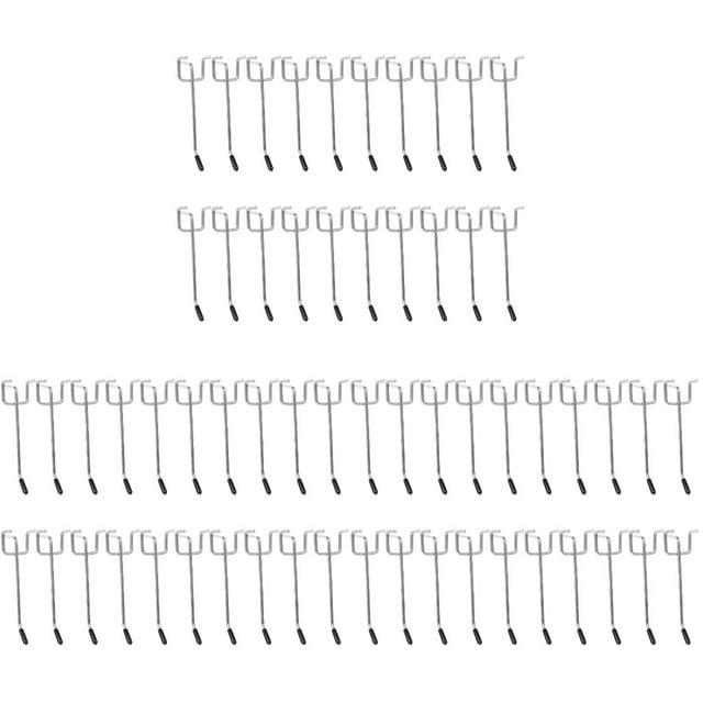 HOMEMAXS 60 Sets Pegboard Hooks Heavy Duty Iron Pegboard Hanging Hooks ...