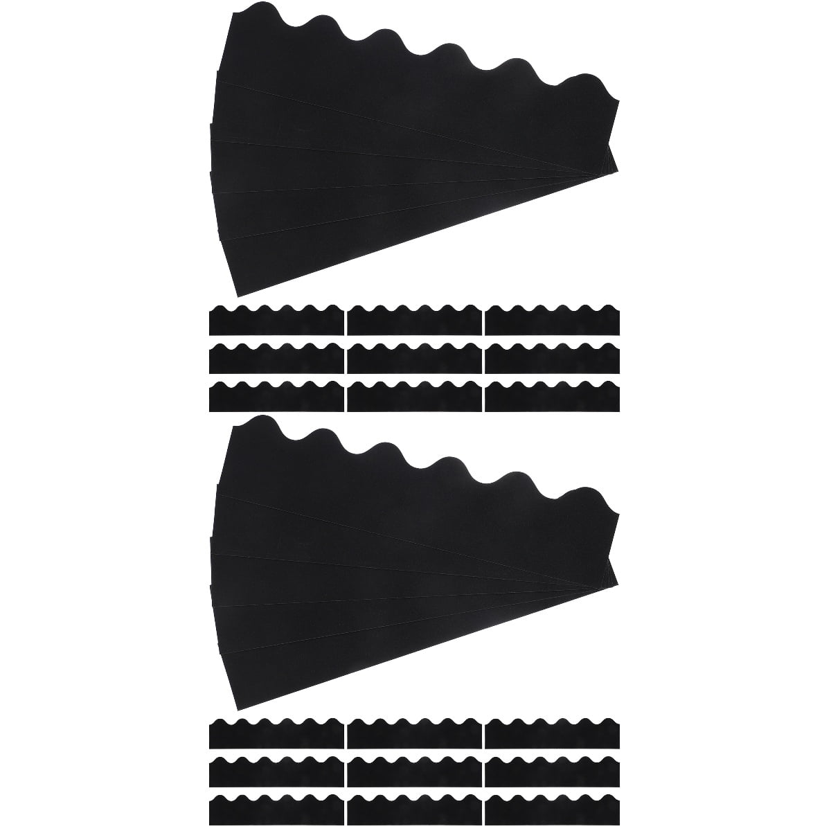 HOMEMAXS 60 Sheets of Bulletin Border Stickers Adorable Blackboard Border Trims Decorative ...
