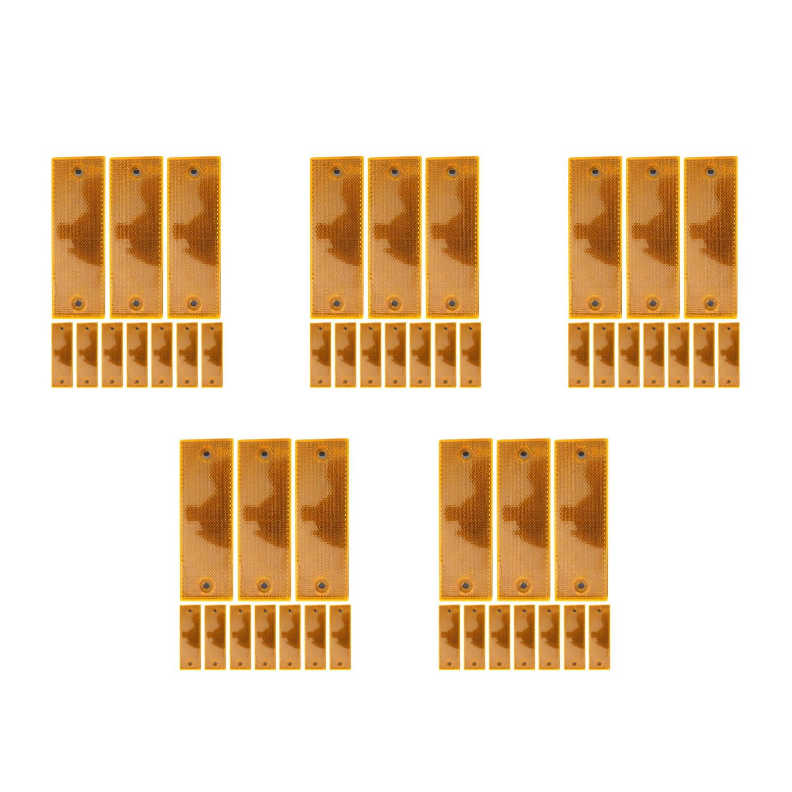 HOMEMAXS 60 pcs Automotive Reflector Safety Reflectors Warning ...