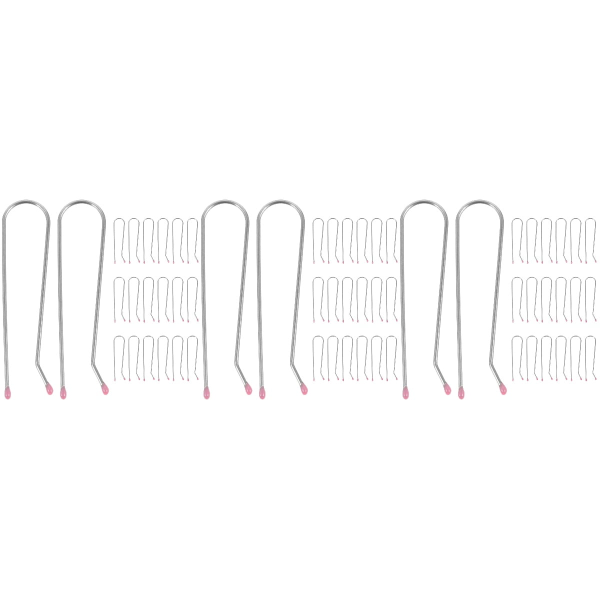 HOMEMAXS 60 pcs Hot Roller Clips U-shaped Hair Curler Replacement Clips ...