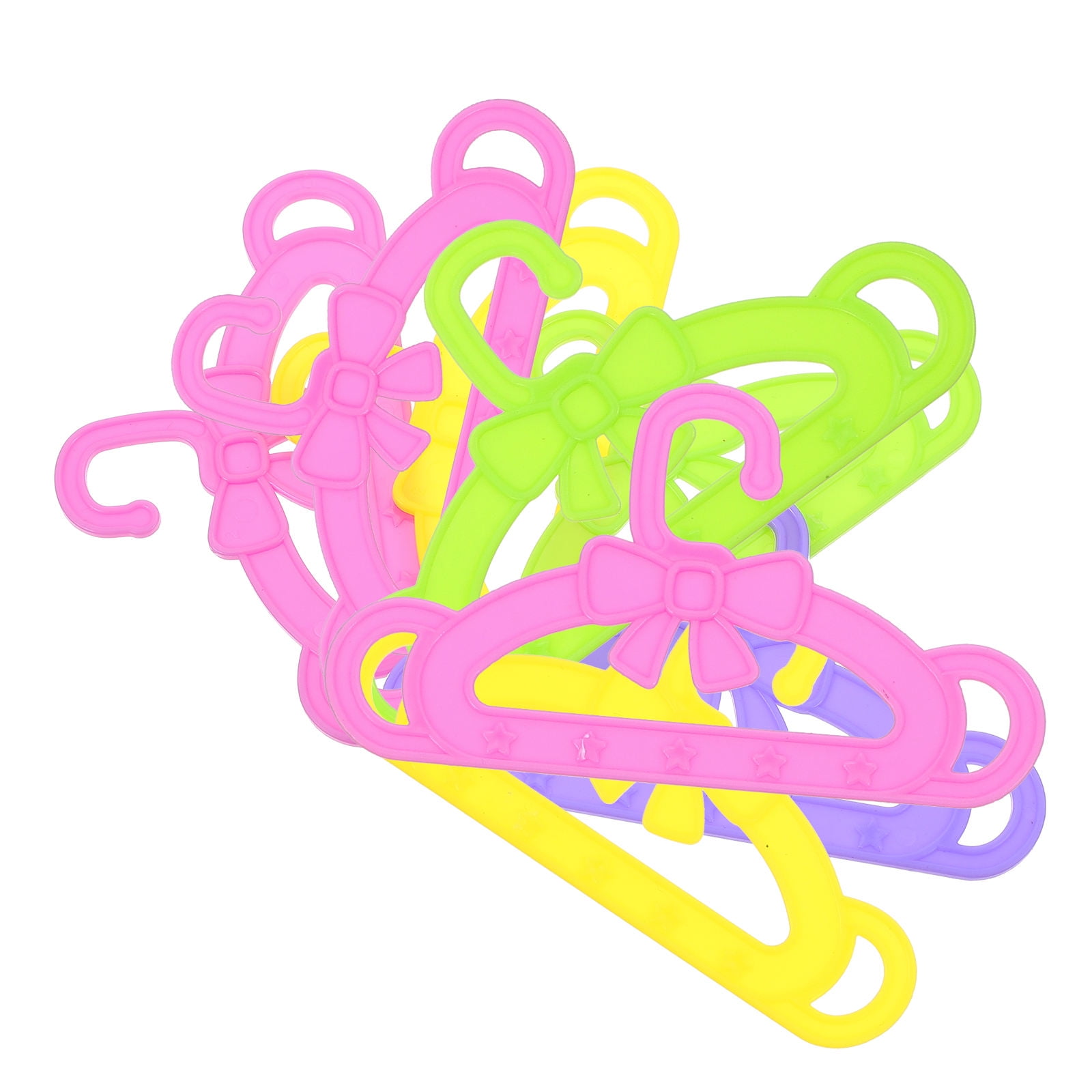 HOMEMAXS 60 pcs Mini House Clothes Hangers Miniature Clothes Stands ...
