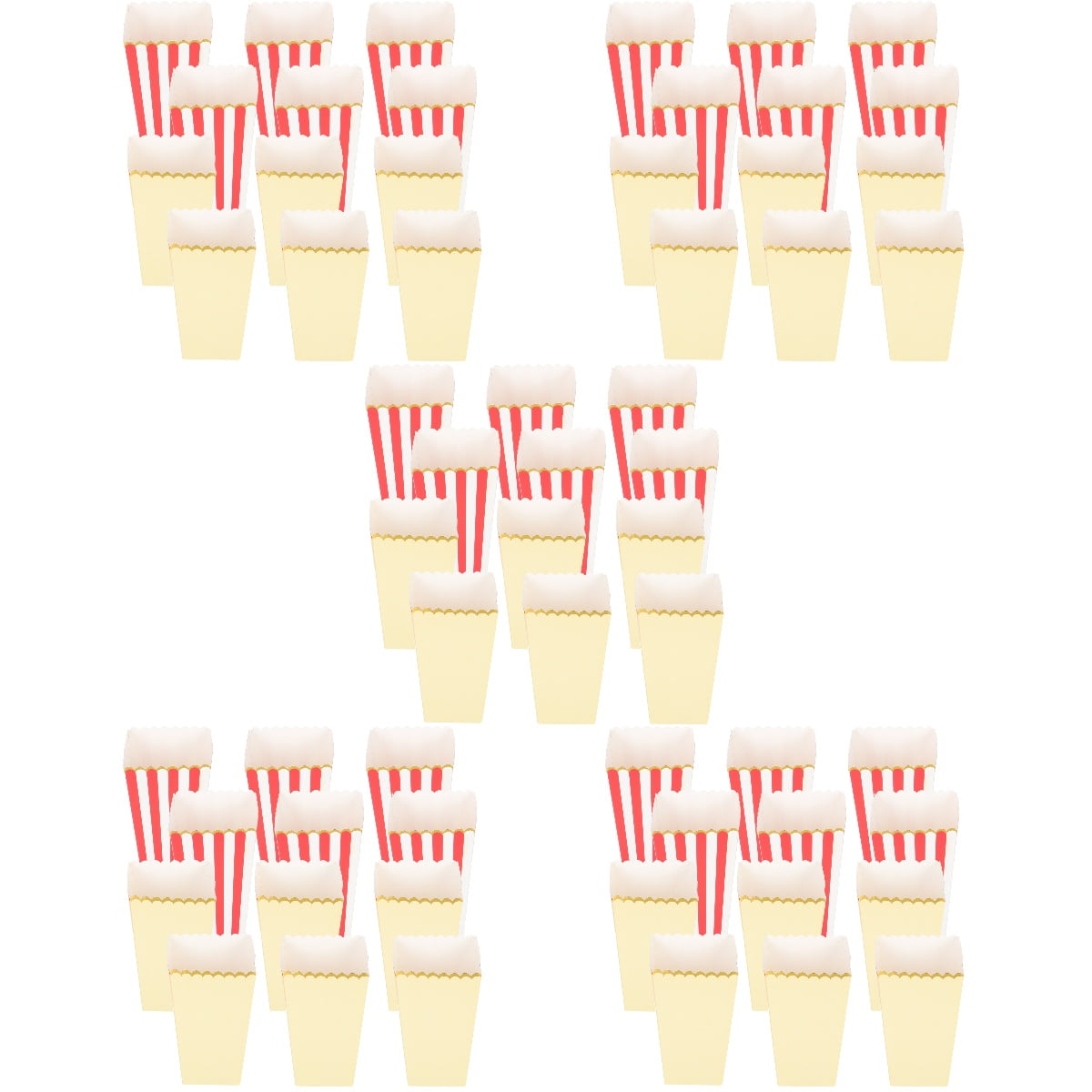 60 pcs Popcorn Box Buckets Paper Classic Popcorn Containers Night Party ...
