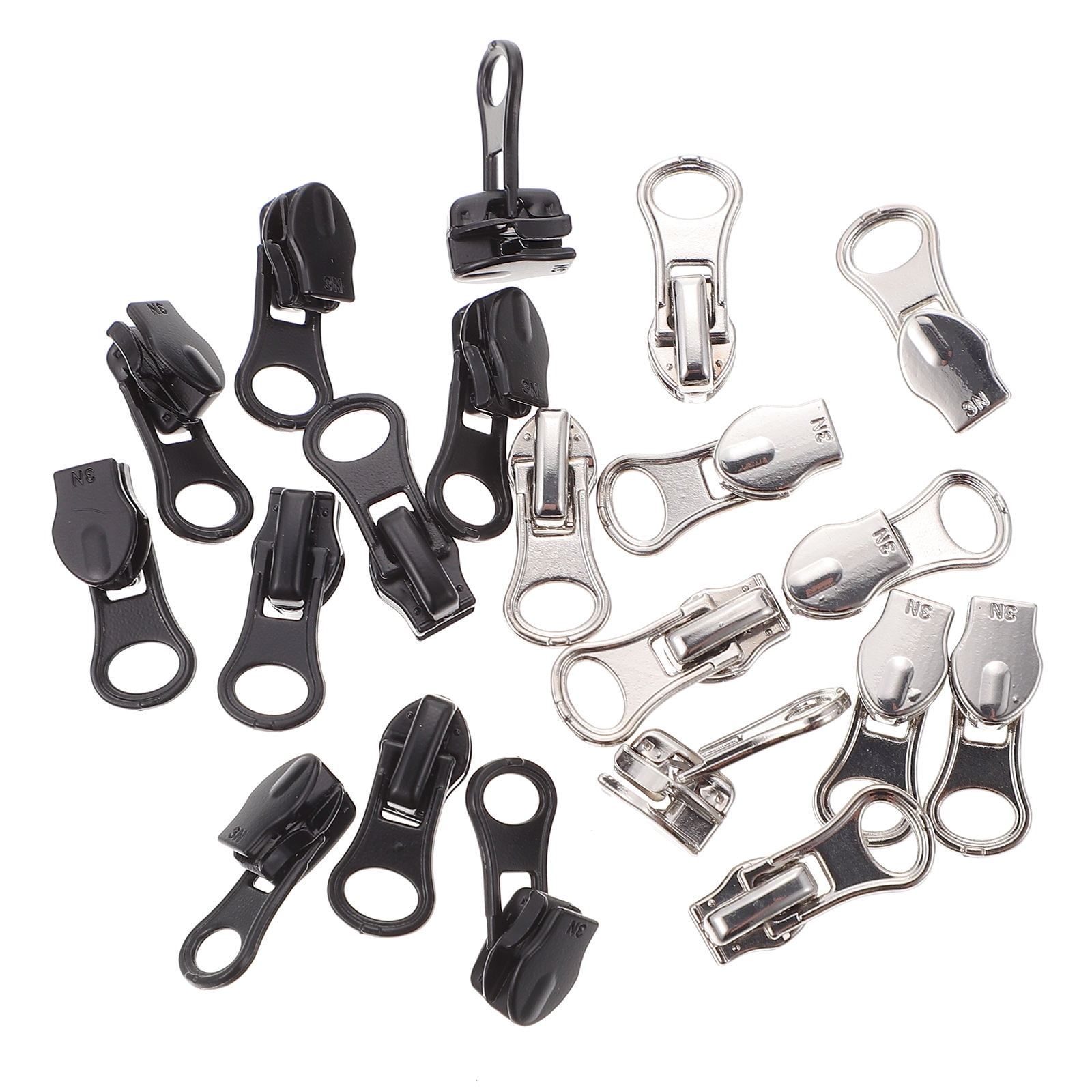 HOMEMAXS 60 pcs Practical Nylon Zipper Pullers DIY Zipper Pull ...