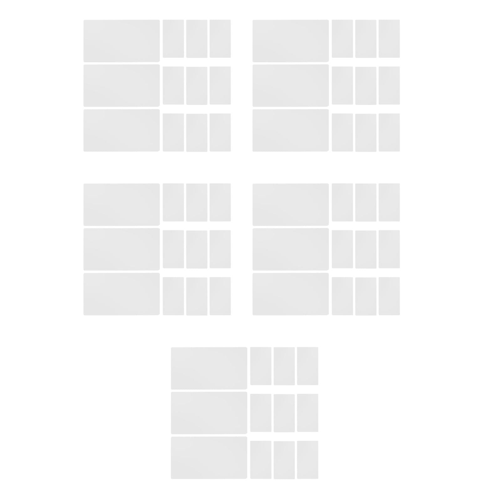 HOMEMAXS 60 pcs Pvc Three-Dimensional Drawing Paper Template Diy ...