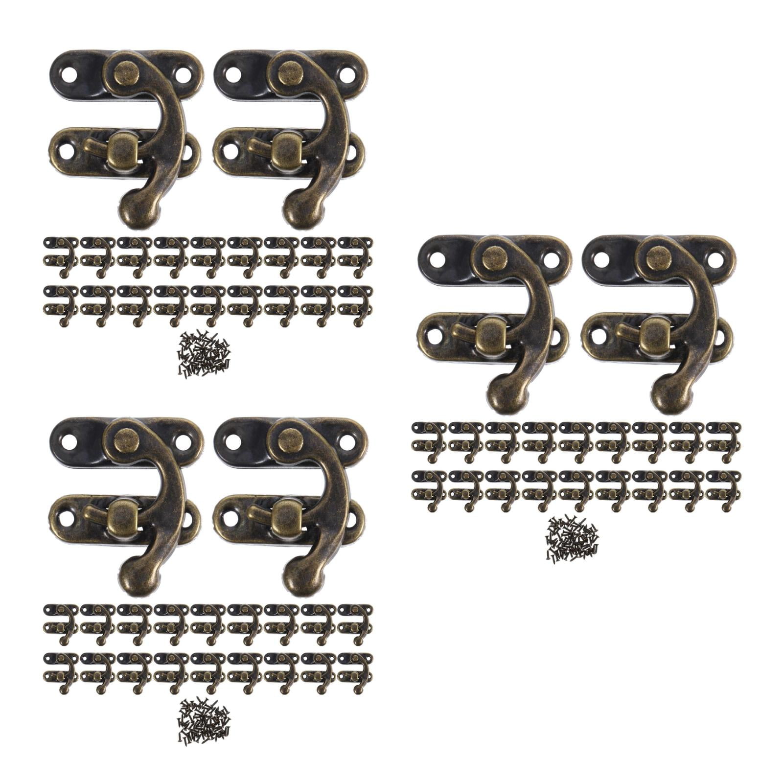 HOMEMAXS Raindrops 60 pcs Bronze Mini Swing Arm Clasp Bronze Swing Lock ...