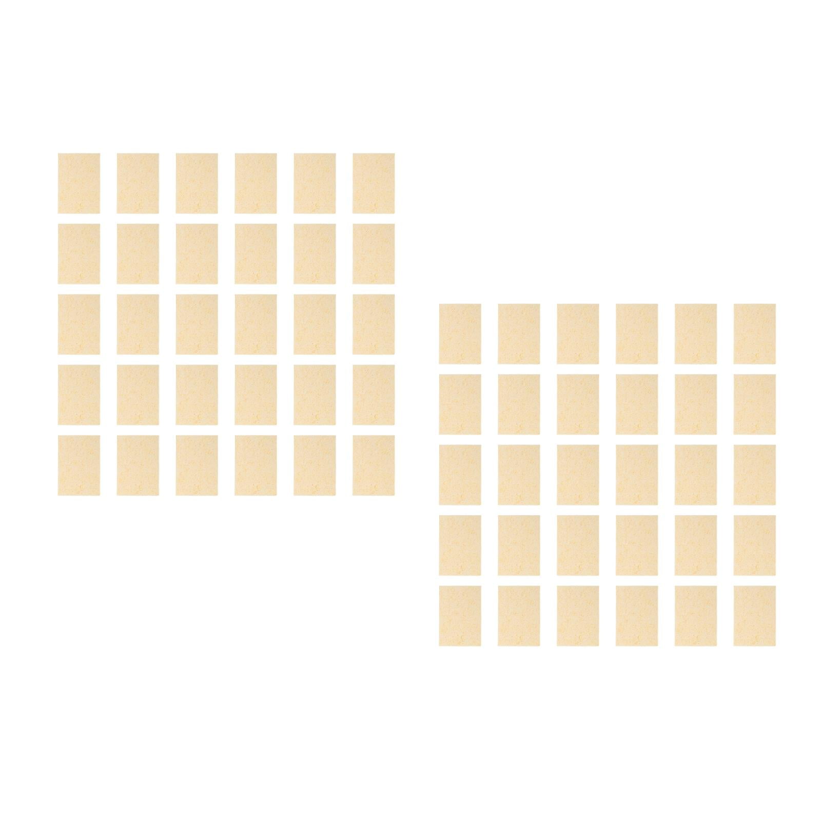 60 pcs Solder Tip Cleaning Sponge Pads Rectangle Welding Cleaning ...