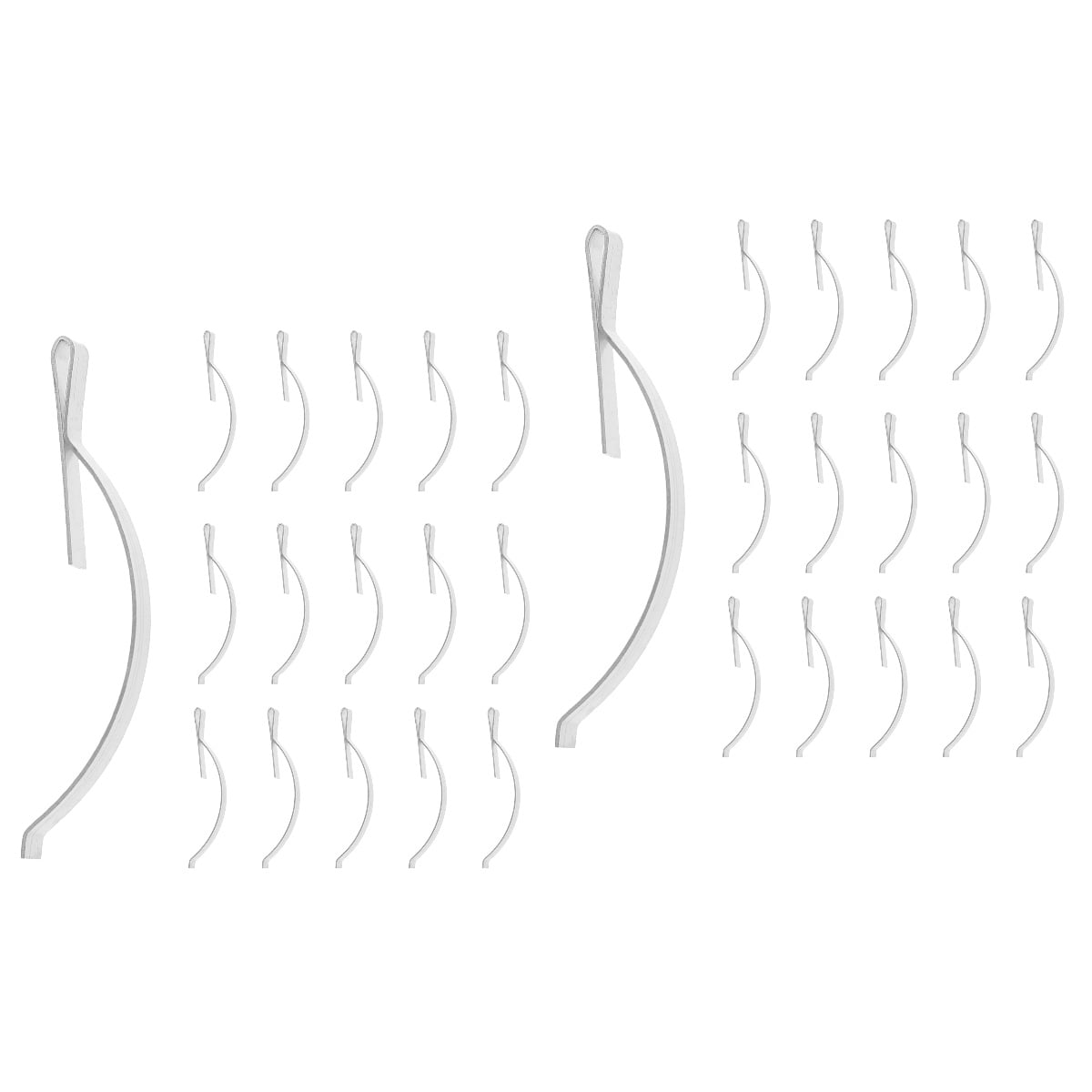 HOMEMAXS 60 pcs Window Spring Window Screen Tension Spring Clips ...