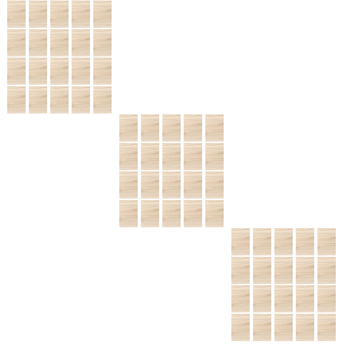 HOMEMAXS 60 pcs Wood Breaking Board Taekwondo Breaking Board ...