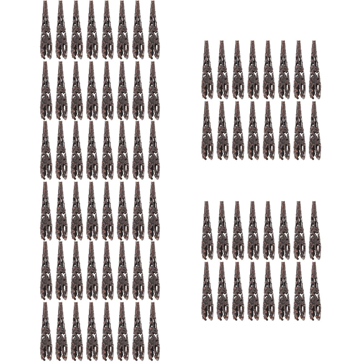 HOMEMAXS 600 Pcs Craft Cones Cone Shaped Bead Caps Bead Caps for ...