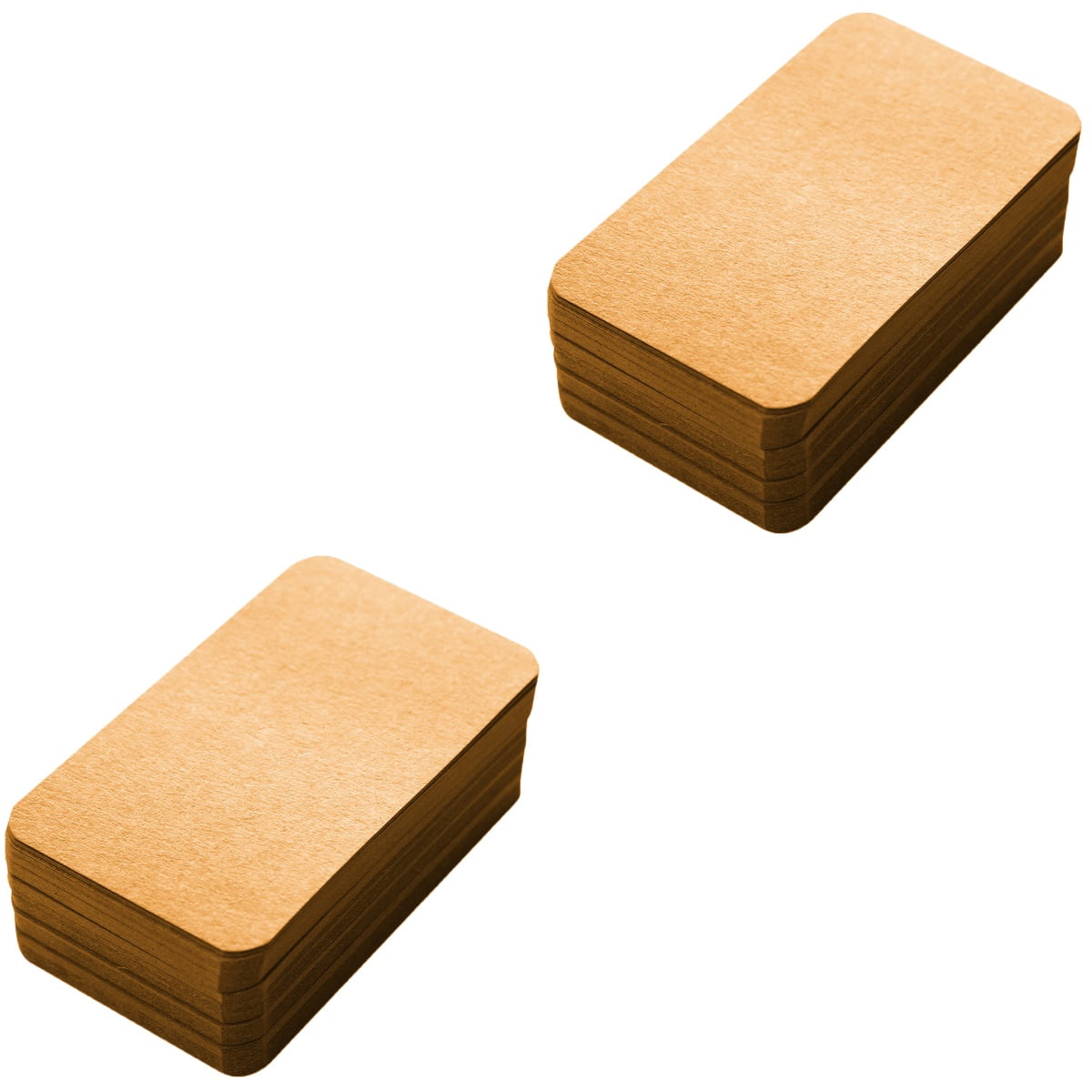 HOMEMAXS 600 pcs Kraft Paper Blank Cards Index Note Cards Learning ...