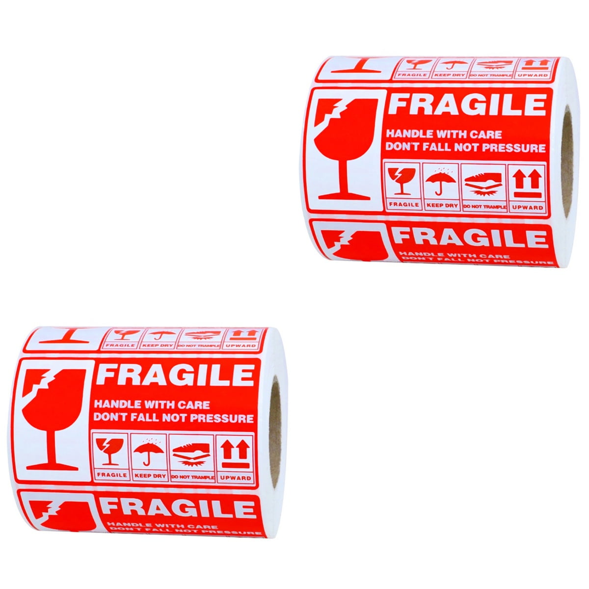 HOMEMAXS 600 pcs Paper Fragile Stickers Moving Packing Shipping Warning ...