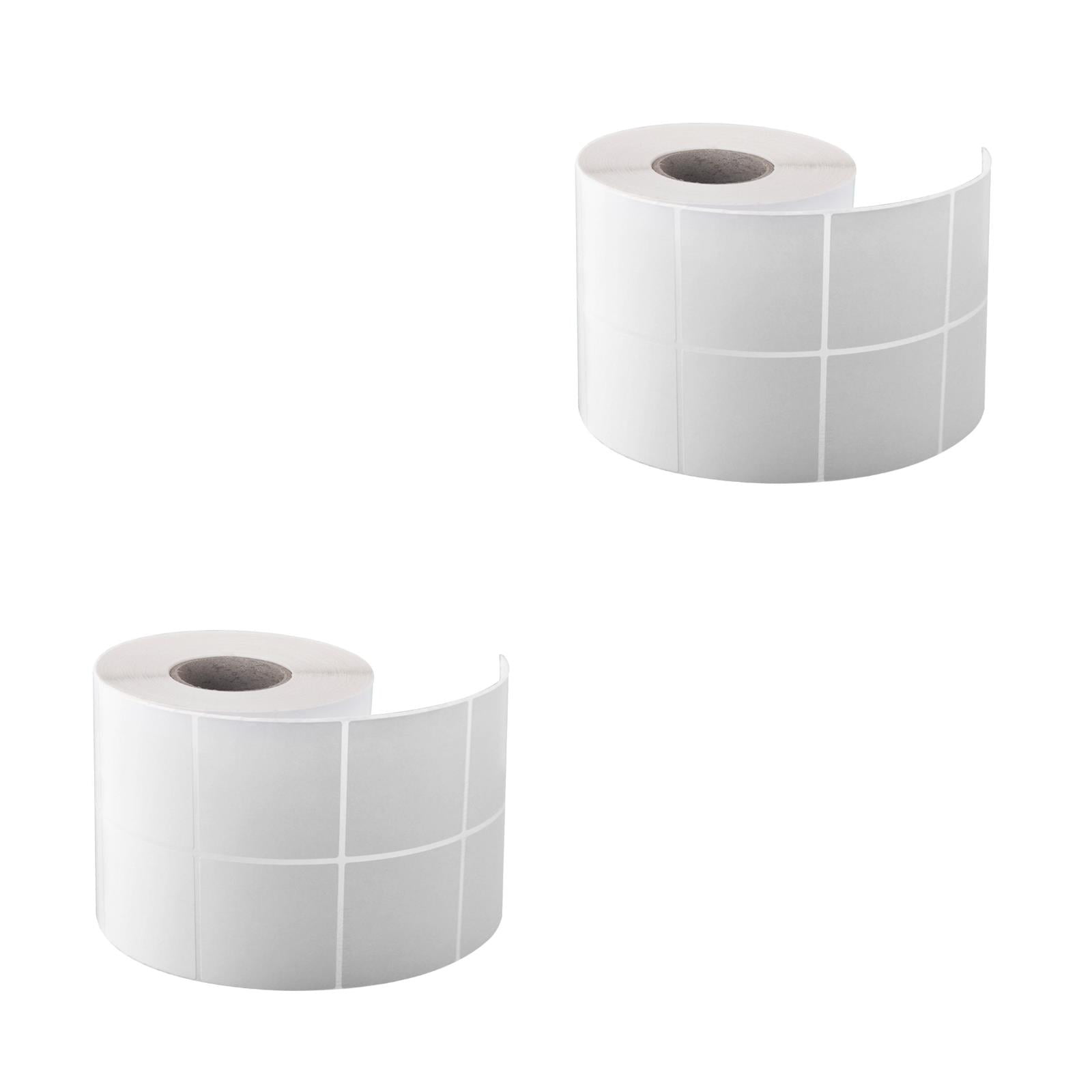 6000 Pcs Writable Name Stickers Row White Self Adhesive Sticky Label ...