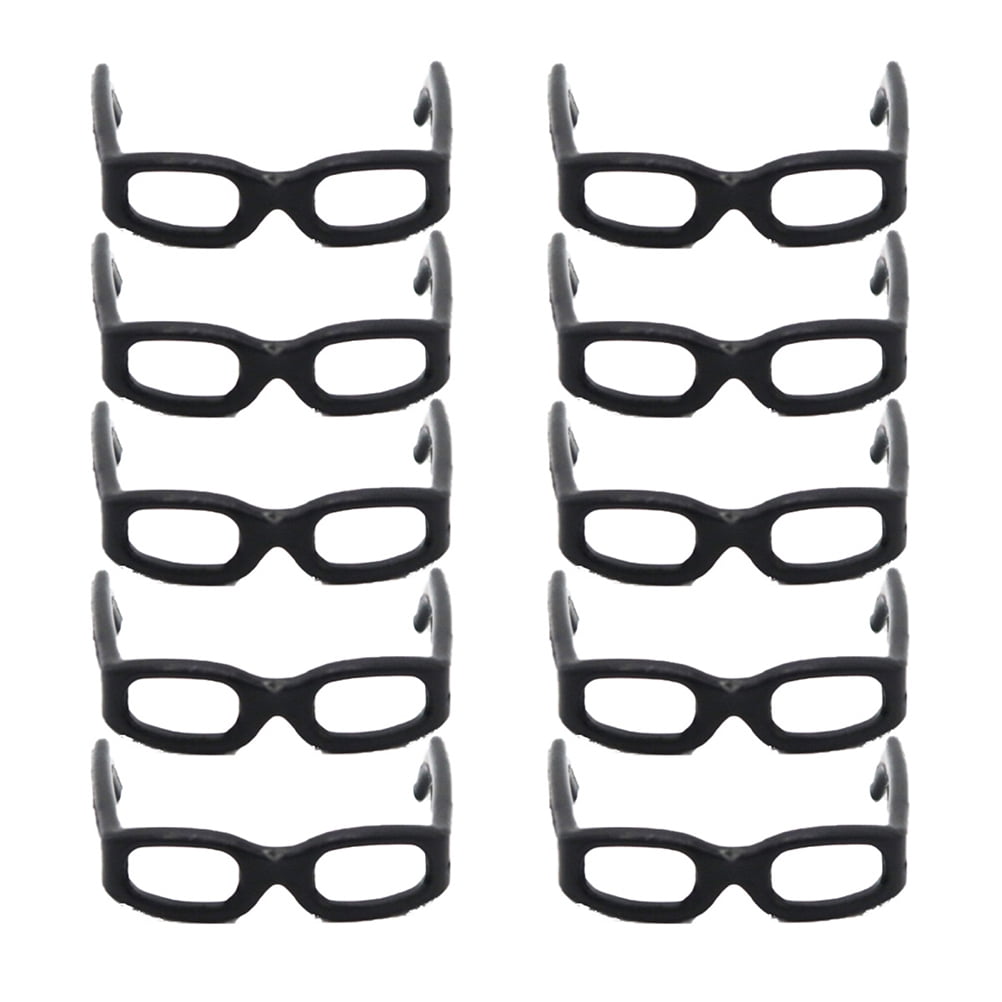 Homemaxs 60pcs Mini Doll Glasses Doll Face Decoration Mini Glasses Props Doll Accessories