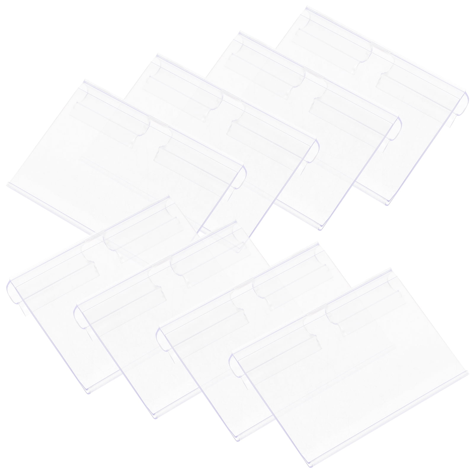 HOMEMAXS 60pcs Retail Price Label Holders Transparent Sign Holders ...