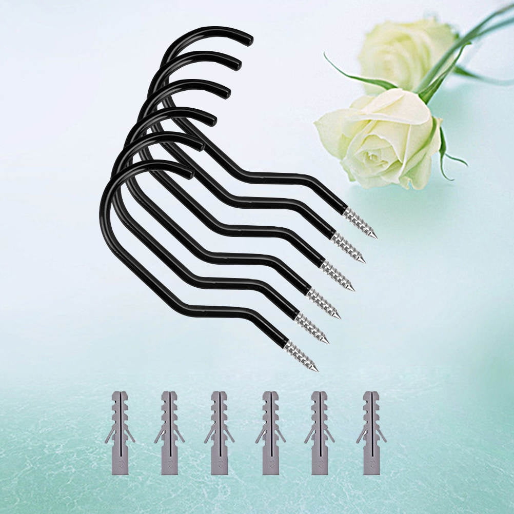 6Pcs Bike Hook Heavy Duty Bike Hanger Bike Storage Hooks with 6 Pcs ...